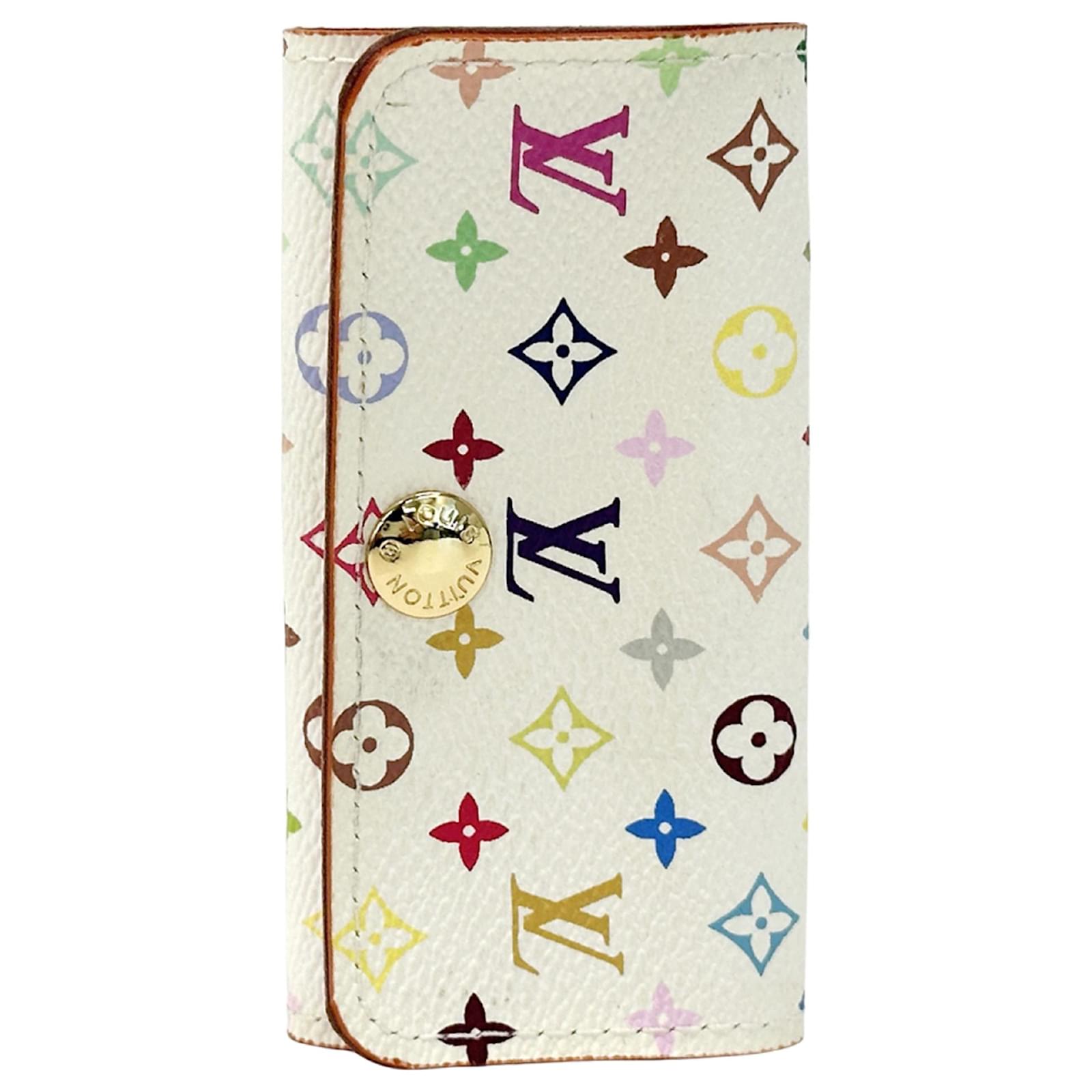 Louis Vuitton Monogram Multicolore Key Case Pink White Multiple colors ...