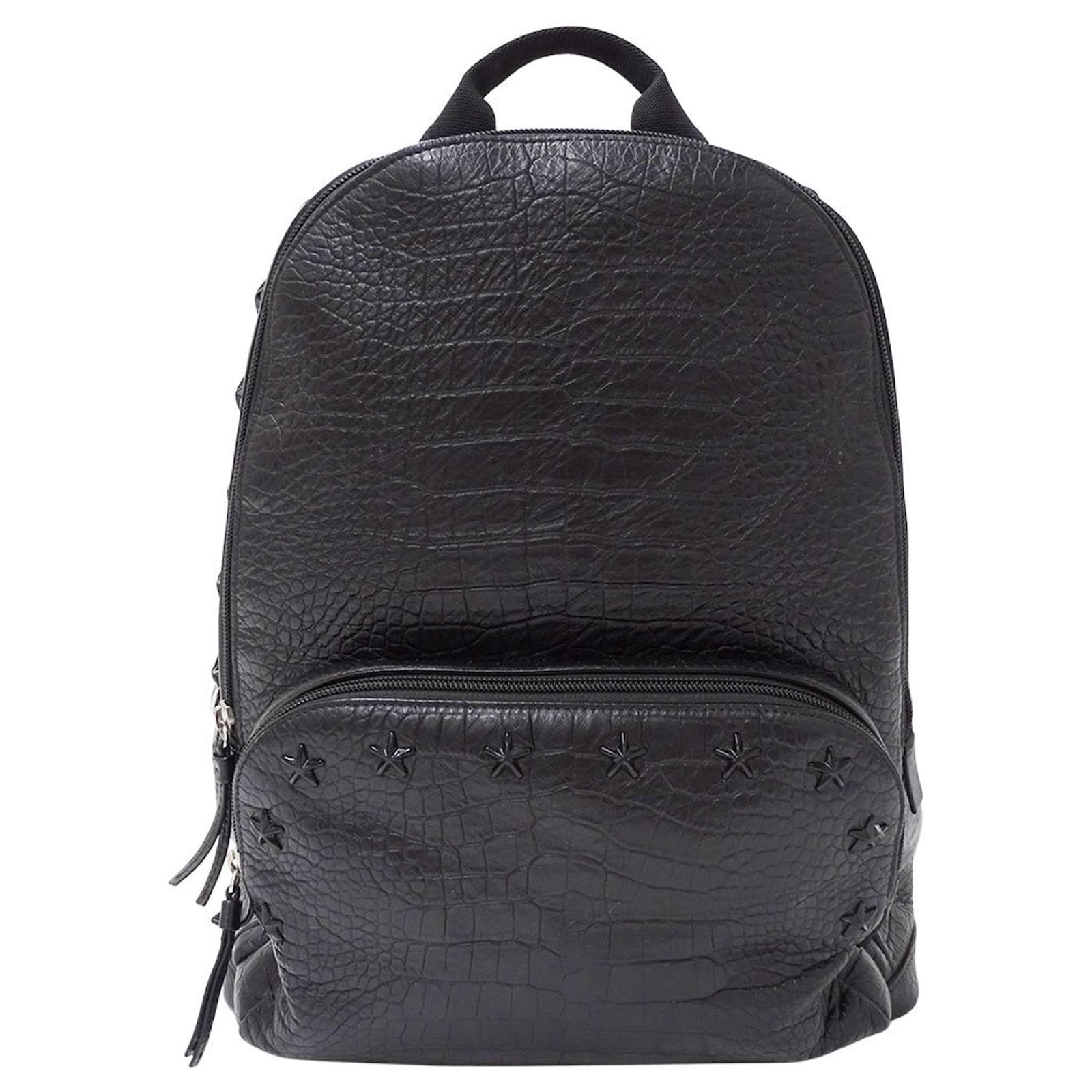 Jimmy Choo Black Leather Backpack ref.2461345 - Joli Closet