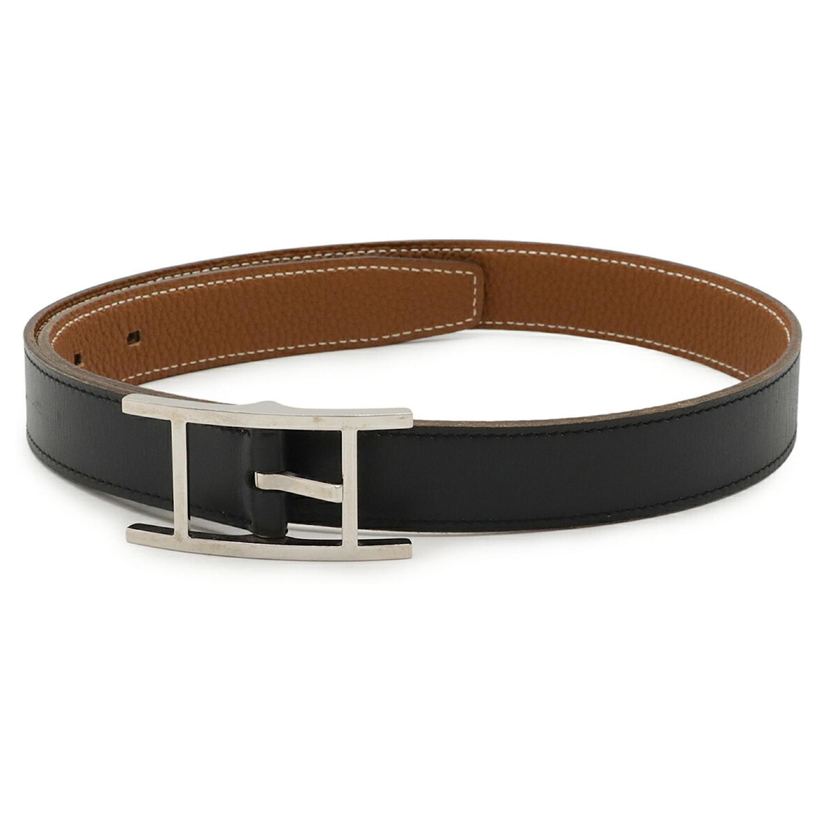 Hermès HERMES Api 3 Reversible Belt Brown Black ref.2462484 - Joli Closet