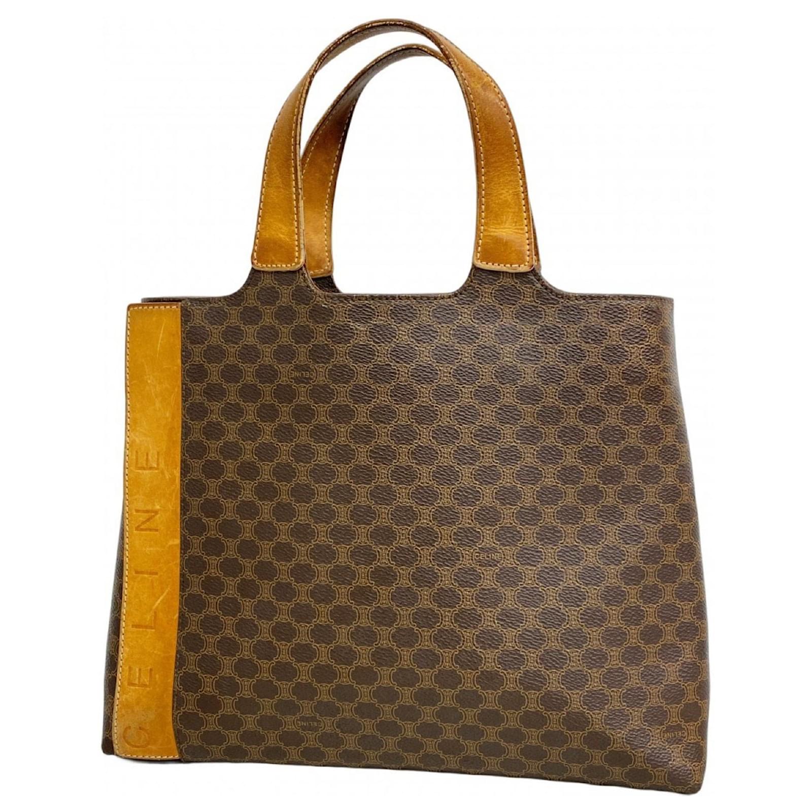 Céline Celine Brown Tote Bag Plastic ref.2463129 - Joli Closet