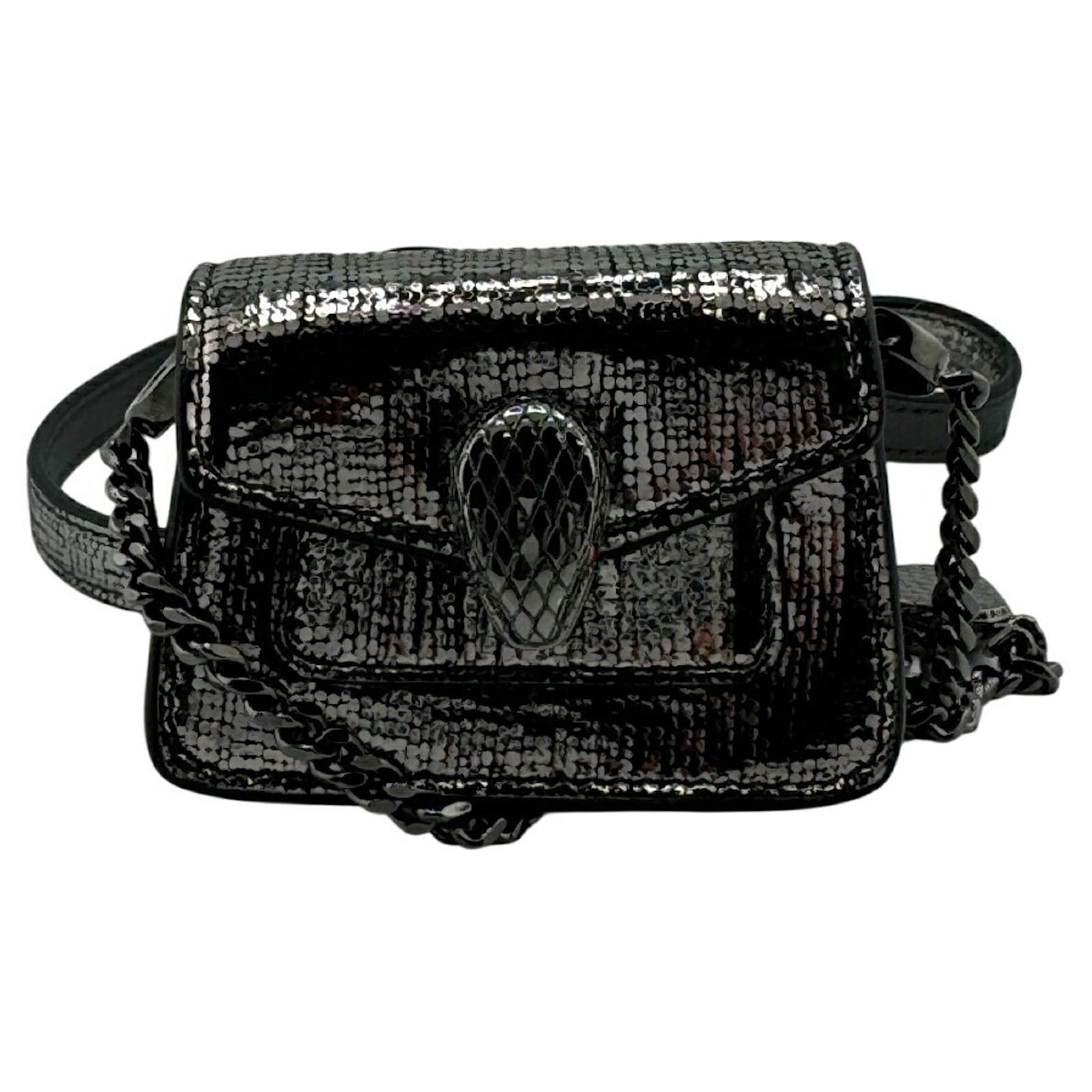 Bulgari Bvlgari Serpenti Forever Micro Bag Black Leather ref.2464280 ...