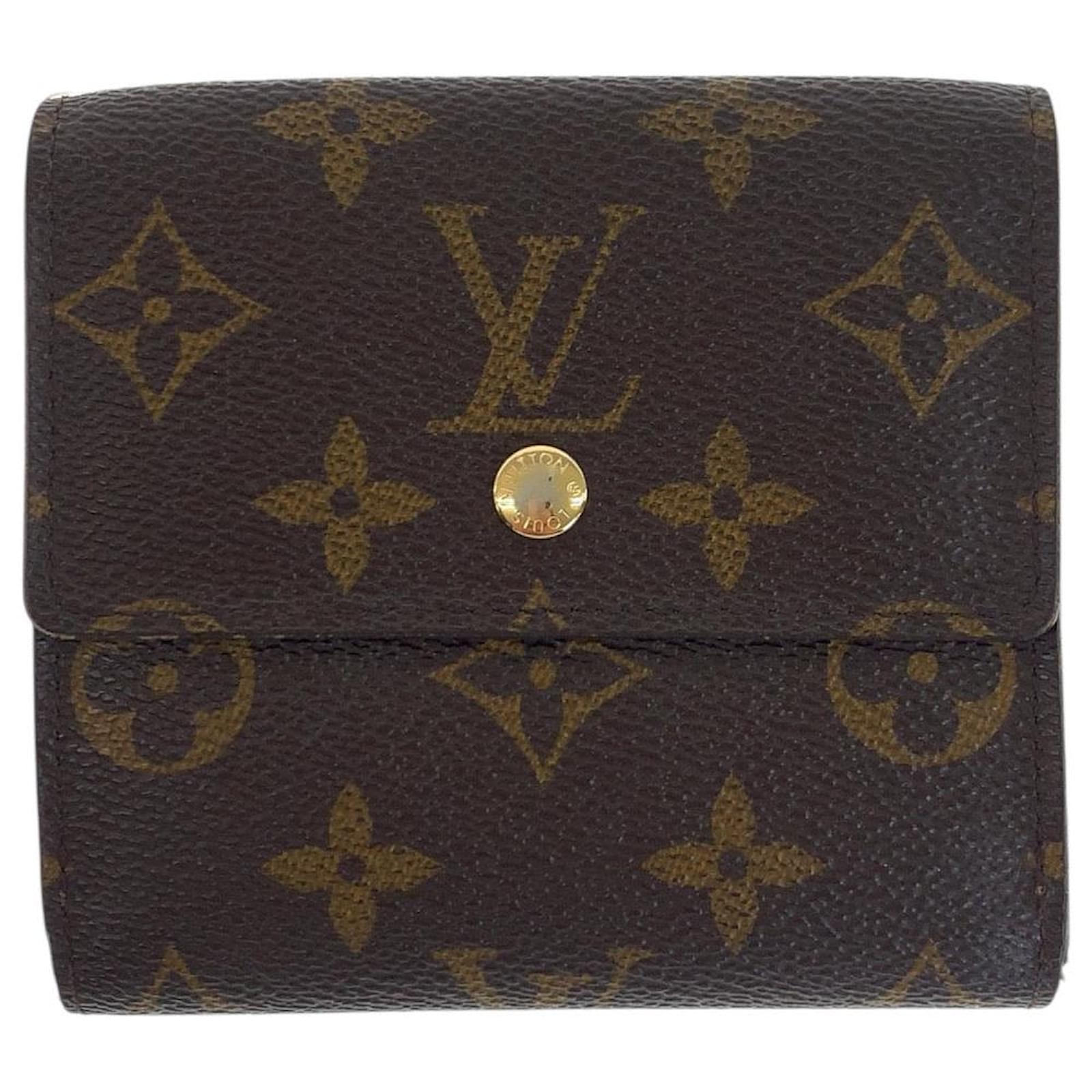 Louis Vuitton Monogram Compact Wallet Brown Cloth ref.2466854 - Joli Closet