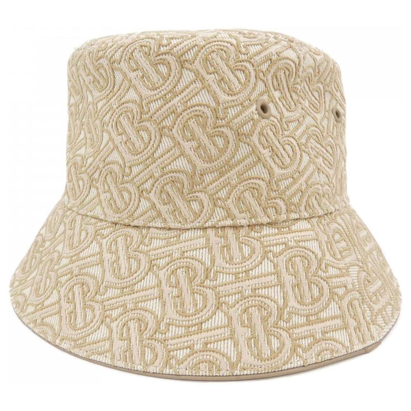 Burberry Hat Brown Beige Cotton ref.2467722 - Joli Closet