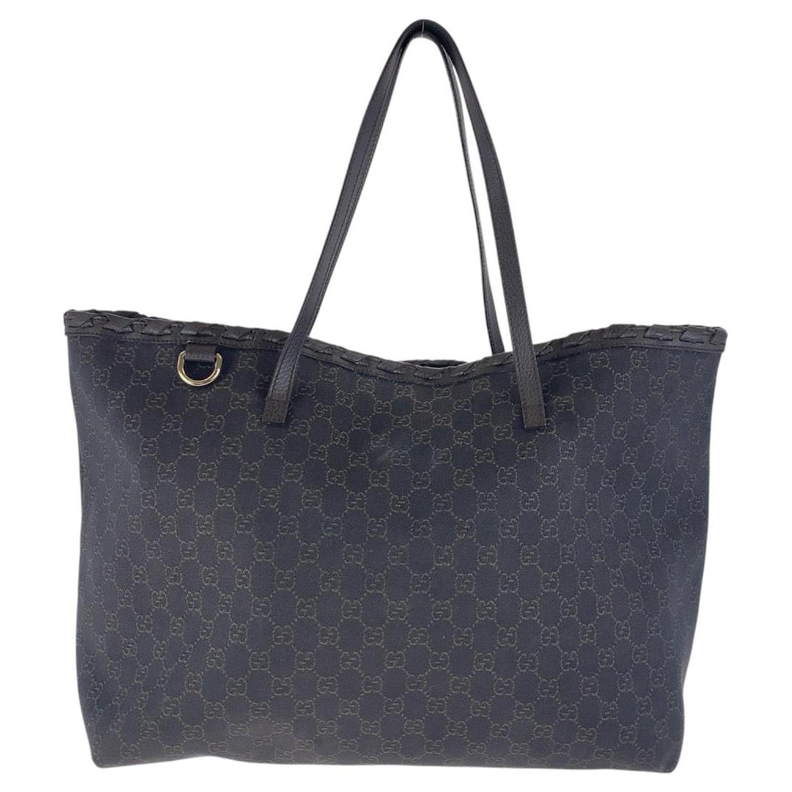 Gucci GG Canvas Tote Bag Brown Cloth ref.2468401 - Joli Closet
