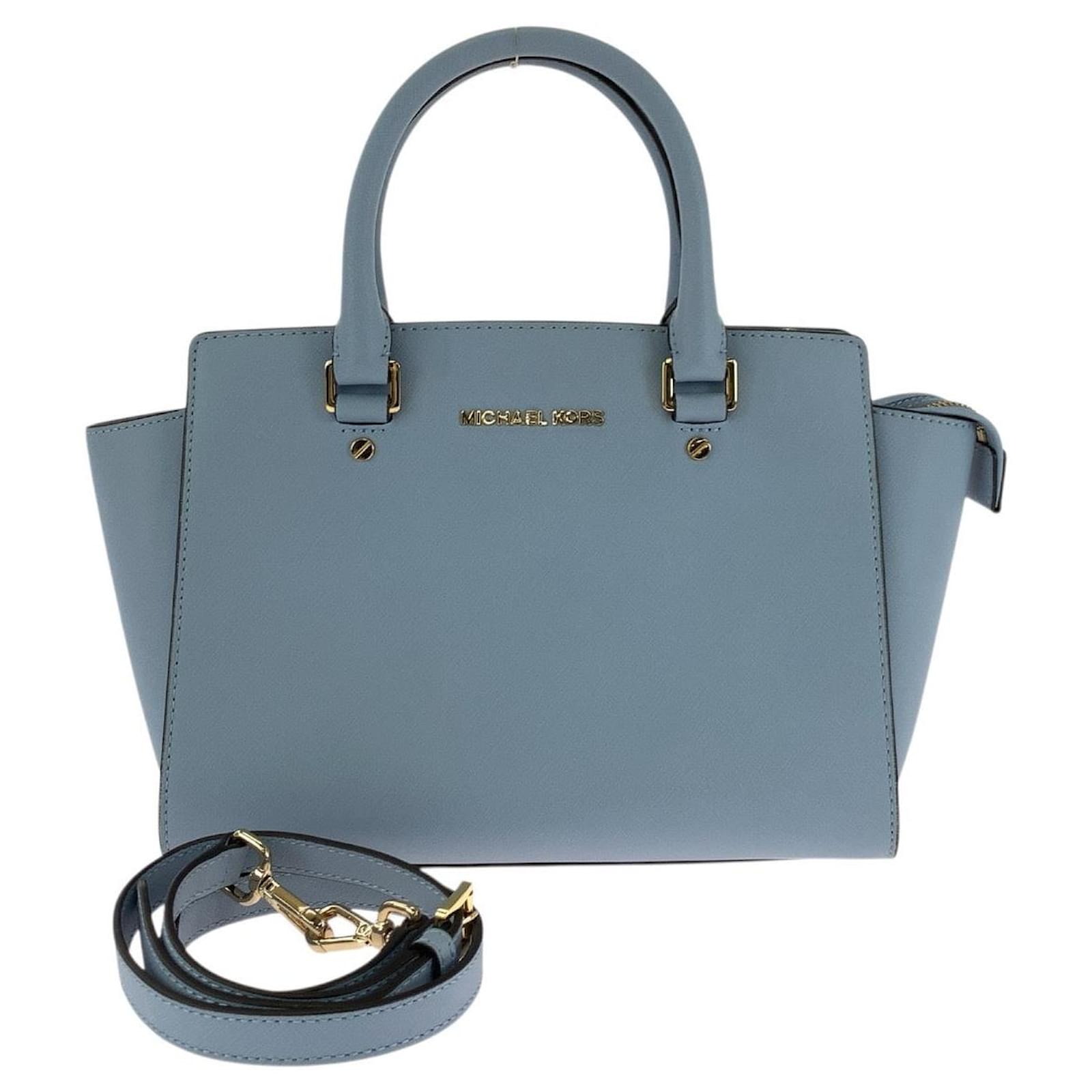 Michael Kors Leather Handbag 2way Blue Pony-style calfskin ref.2468434 ...