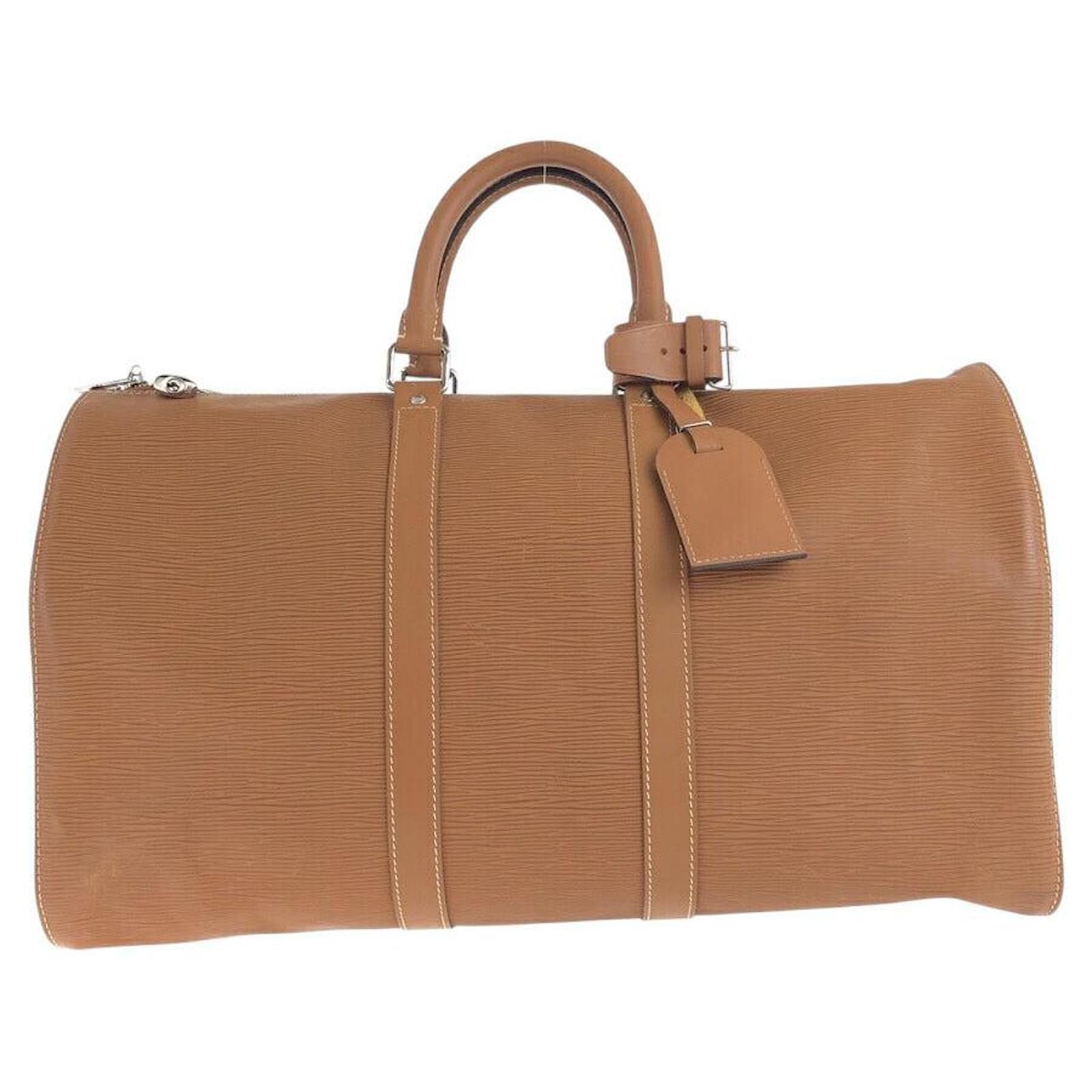 Louis Vuitton Epi Keepall 45 Boston Bag Grey ref.2468933 - Joli Closet