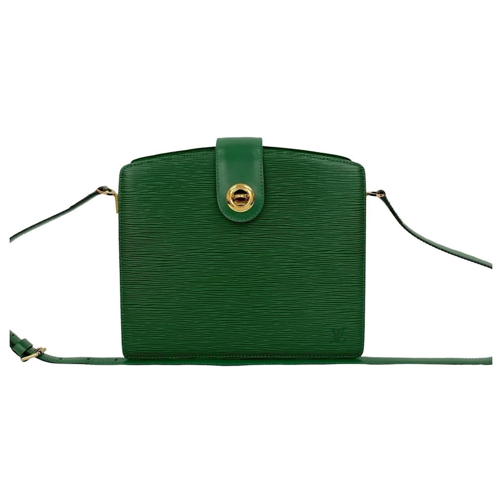 Louis Vuitton Vintage Capuchin Epi Leather Shoulder Bag Green ref ...