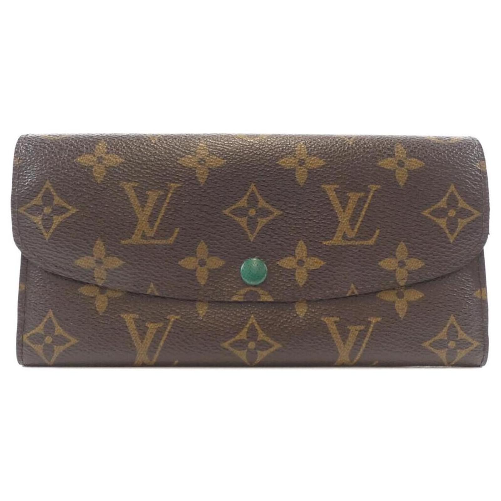 Louis Vuitton Monogram Long Wallet Brown Cloth ref.2473349 - Joli Closet