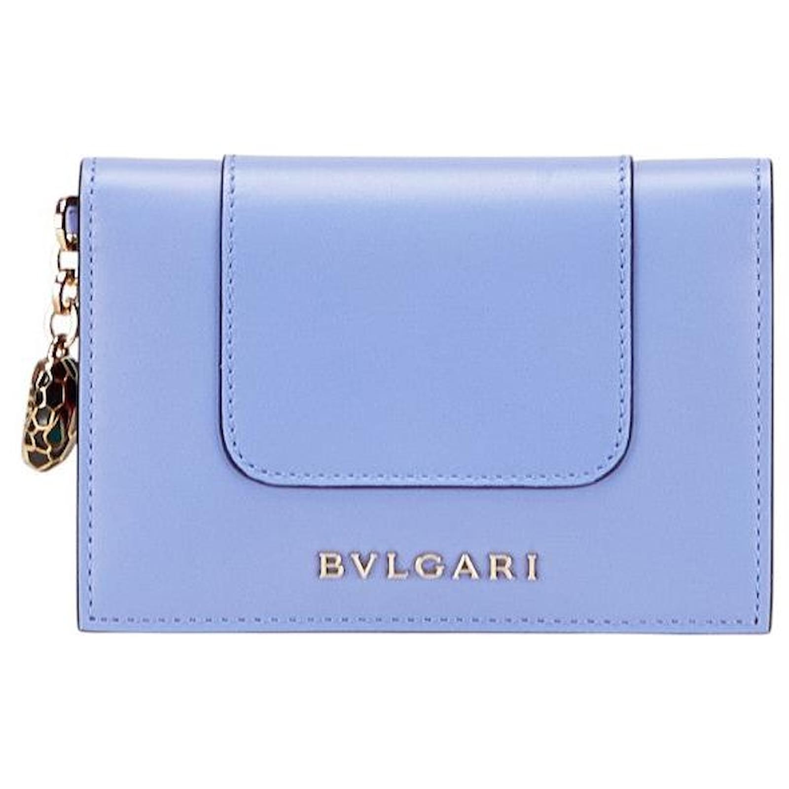 Bulgari Bvlgari Serpenti Forever Leather Card Case Purple ref.2473684 ...