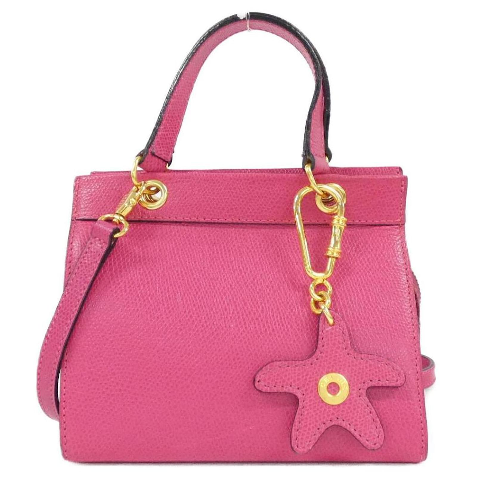 Céline Sac à épaule en cuir Celine Rose ref.2473742 - Joli Closet
