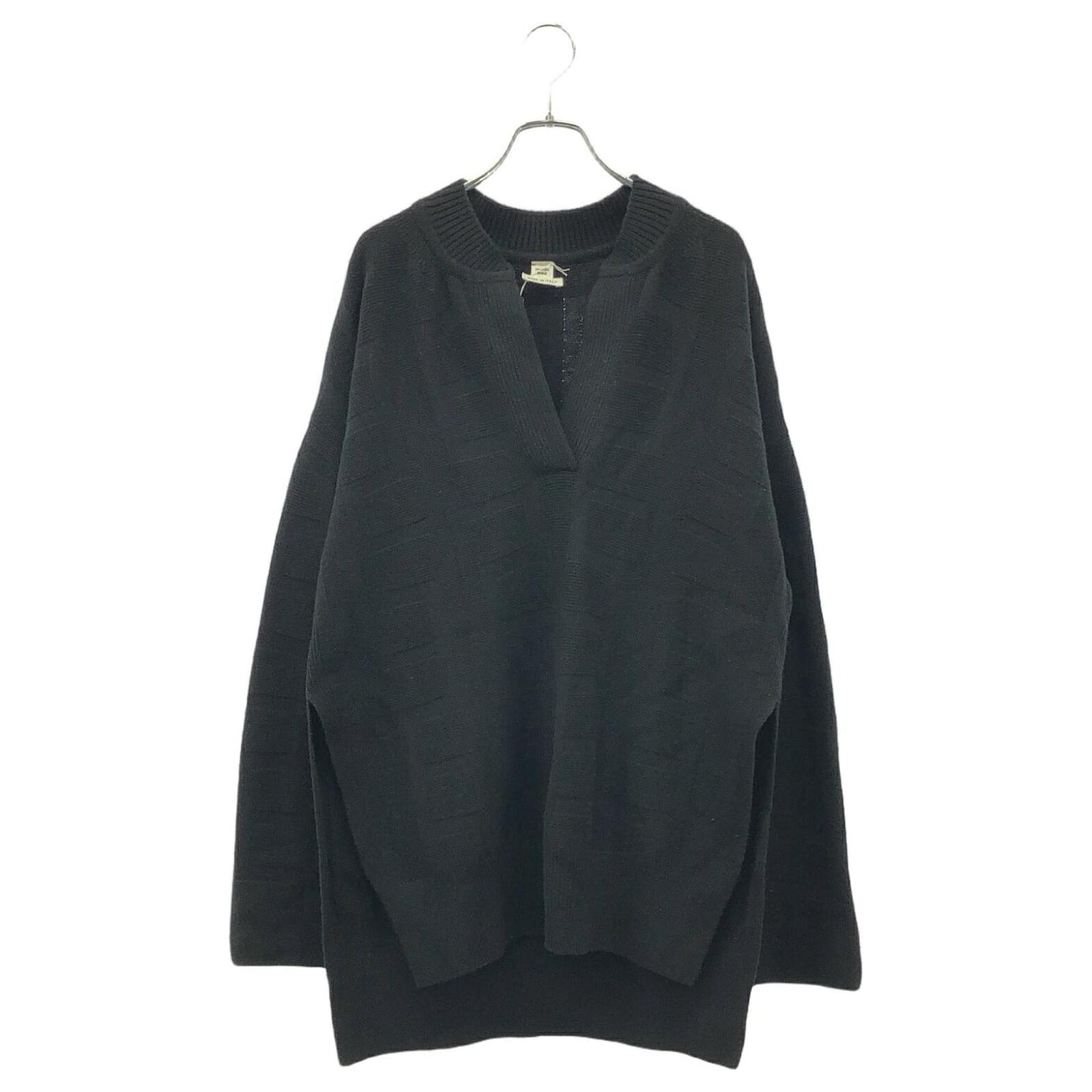 Hermès Hermes Knit Wool Knitwear Black Cotton ref.2476394 - Joli Closet