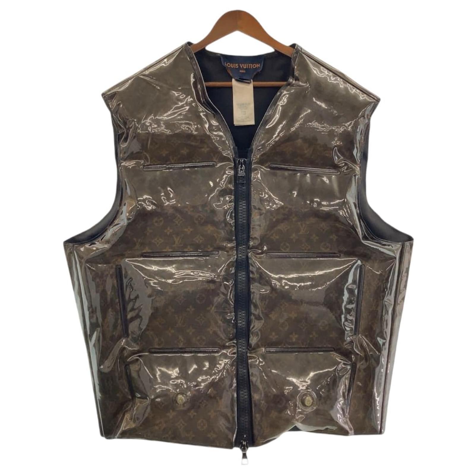 Louis Vuitton Inflatable Monogram Vinyl/Polyester Vest Brown ...