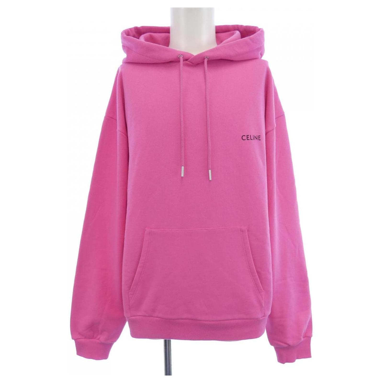 Céline Celine Hoodie Pink Cotton ref.2477219 - Joli Closet
