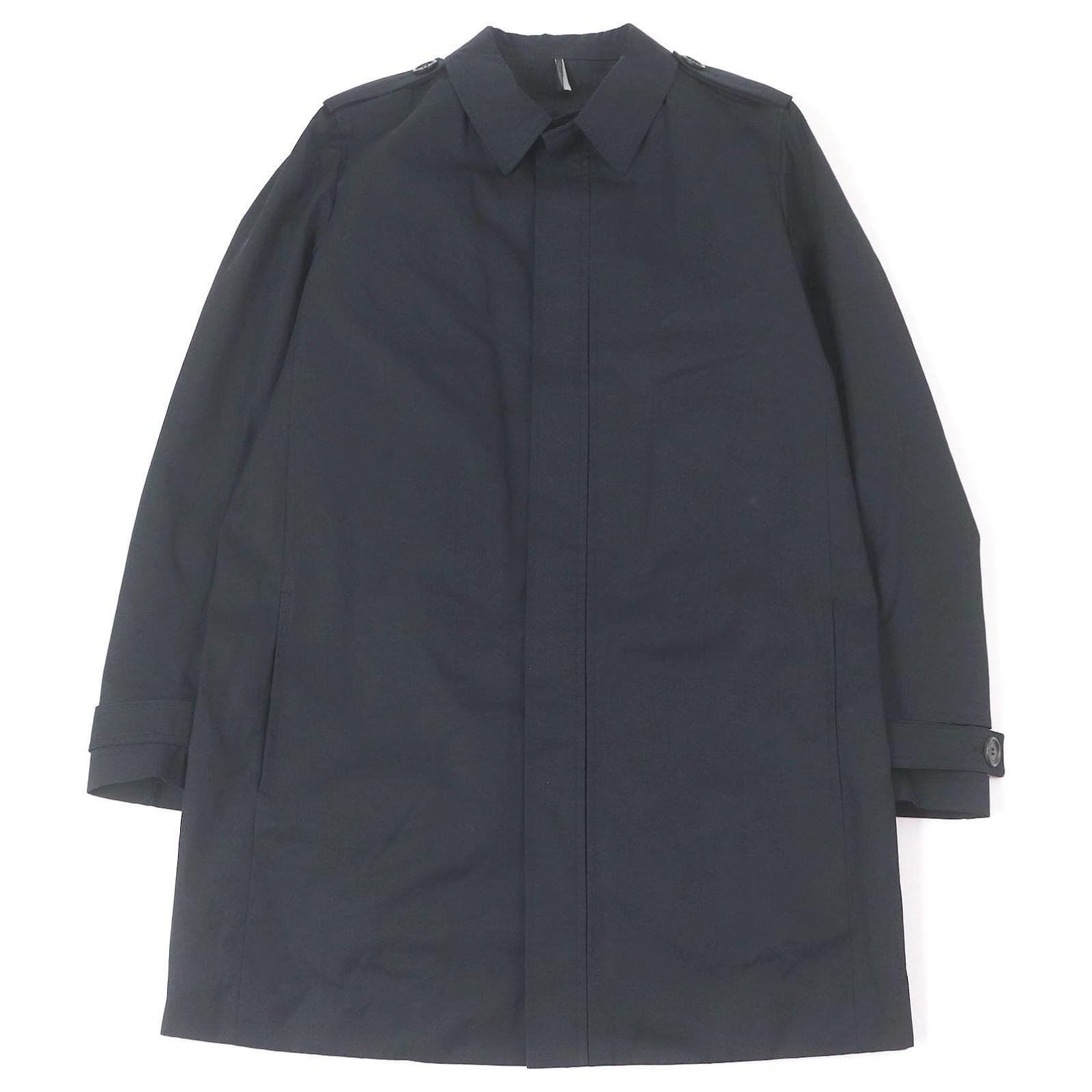 Dior HOMME Logo button Cotton Polyester Coat Black ref.2479762 - Joli ...