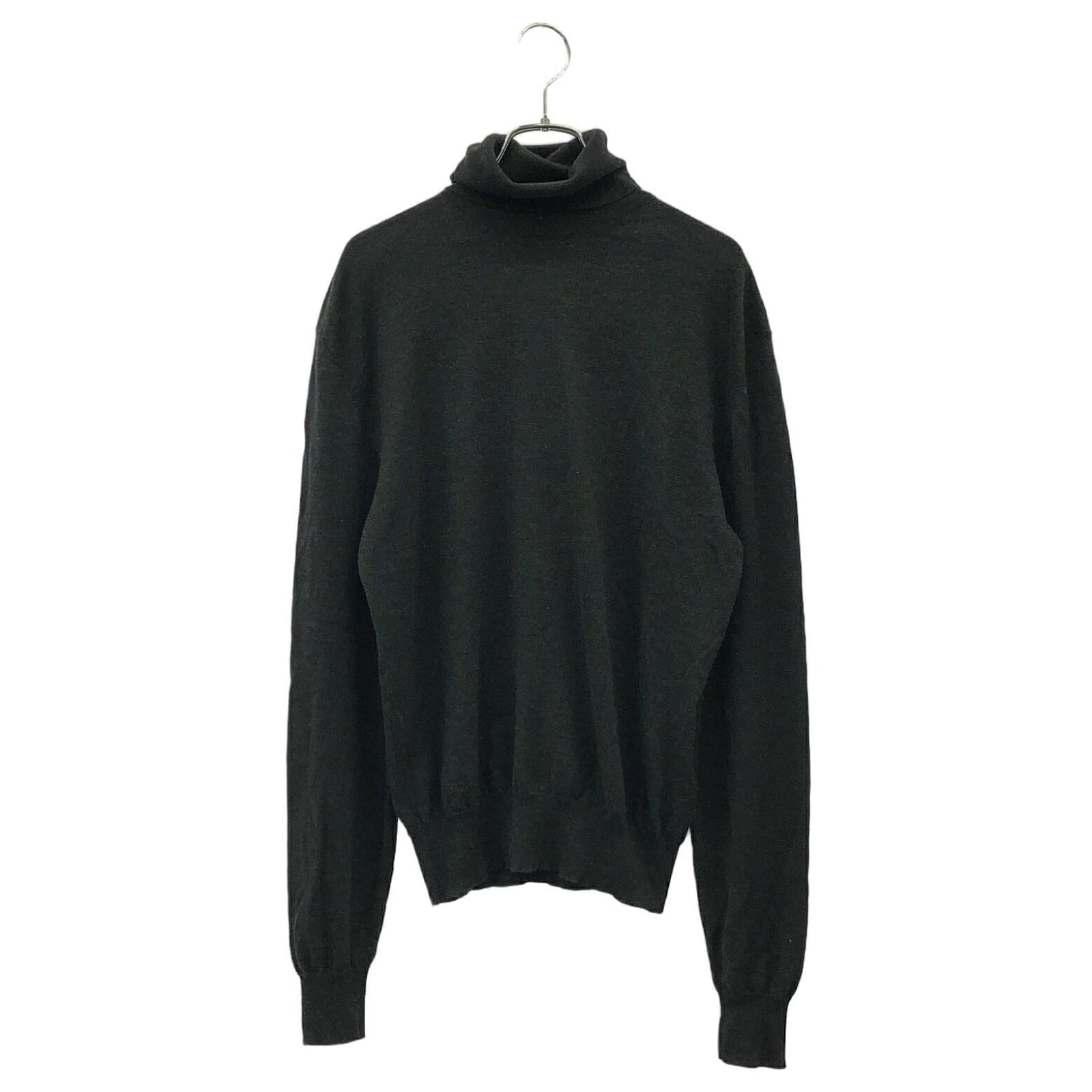 Hermès Hermes Knit Wool Knitwear Brown Grey Leather ref.2480501 - Joli ...