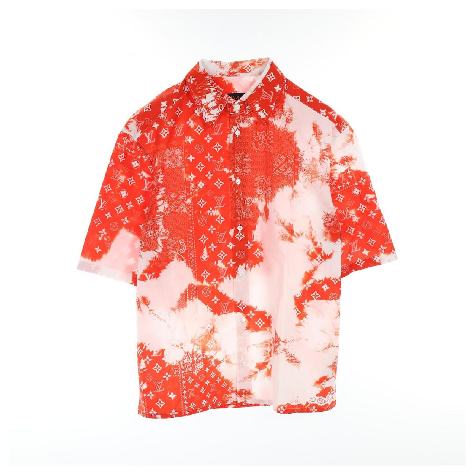 Louis Vuitton Monogram Cotton Top White Red ref.2480722 - Joli Closet