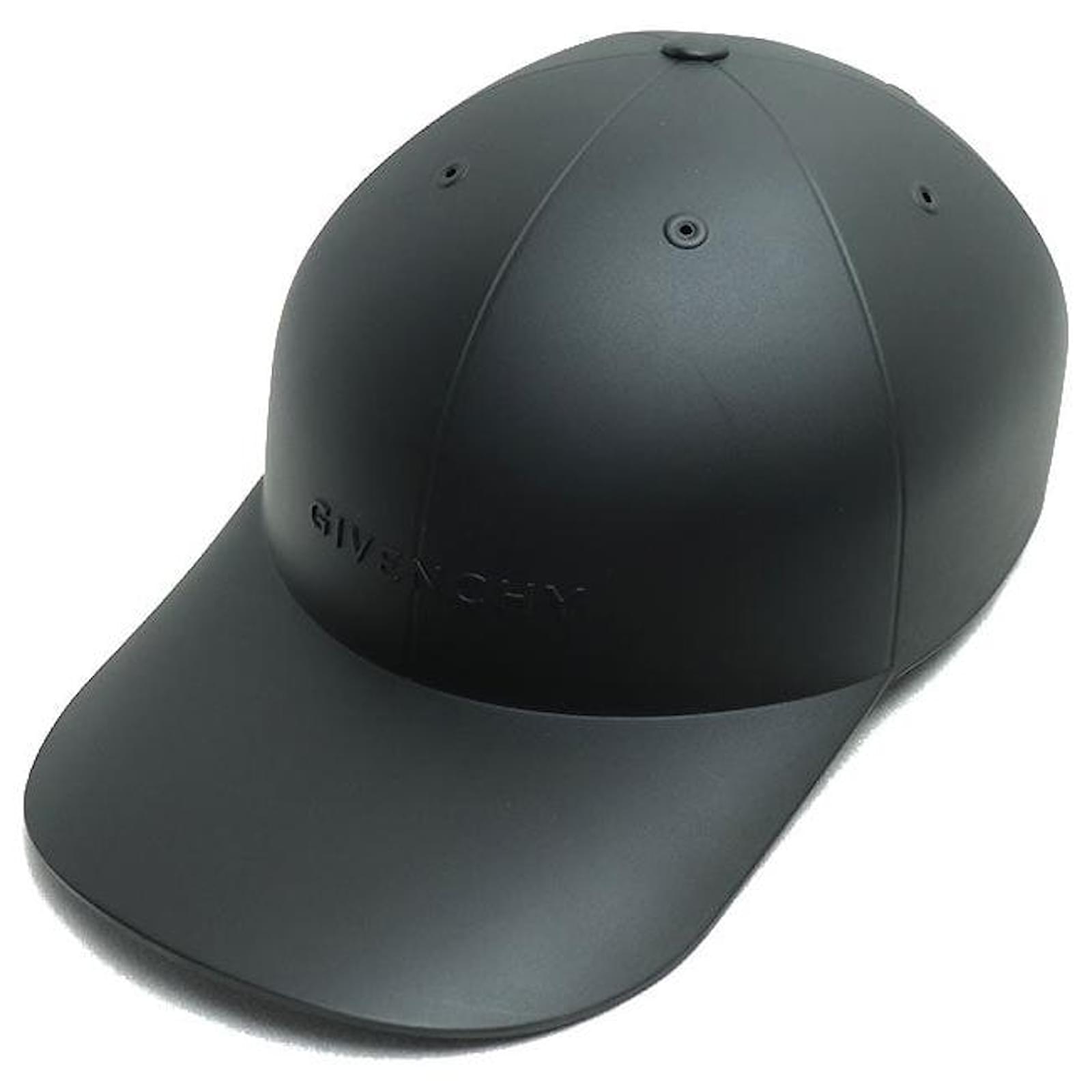 Givenchy Rubber Fabric Cap Black Plastic ref.2481002 - Joli Closet