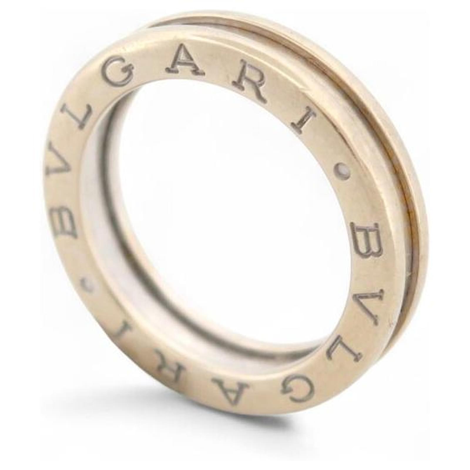 BULGARI B.ZERO1 RING AN852423 55 IN 18K WHITE GOLD + BOX (Sold) - Joli ...