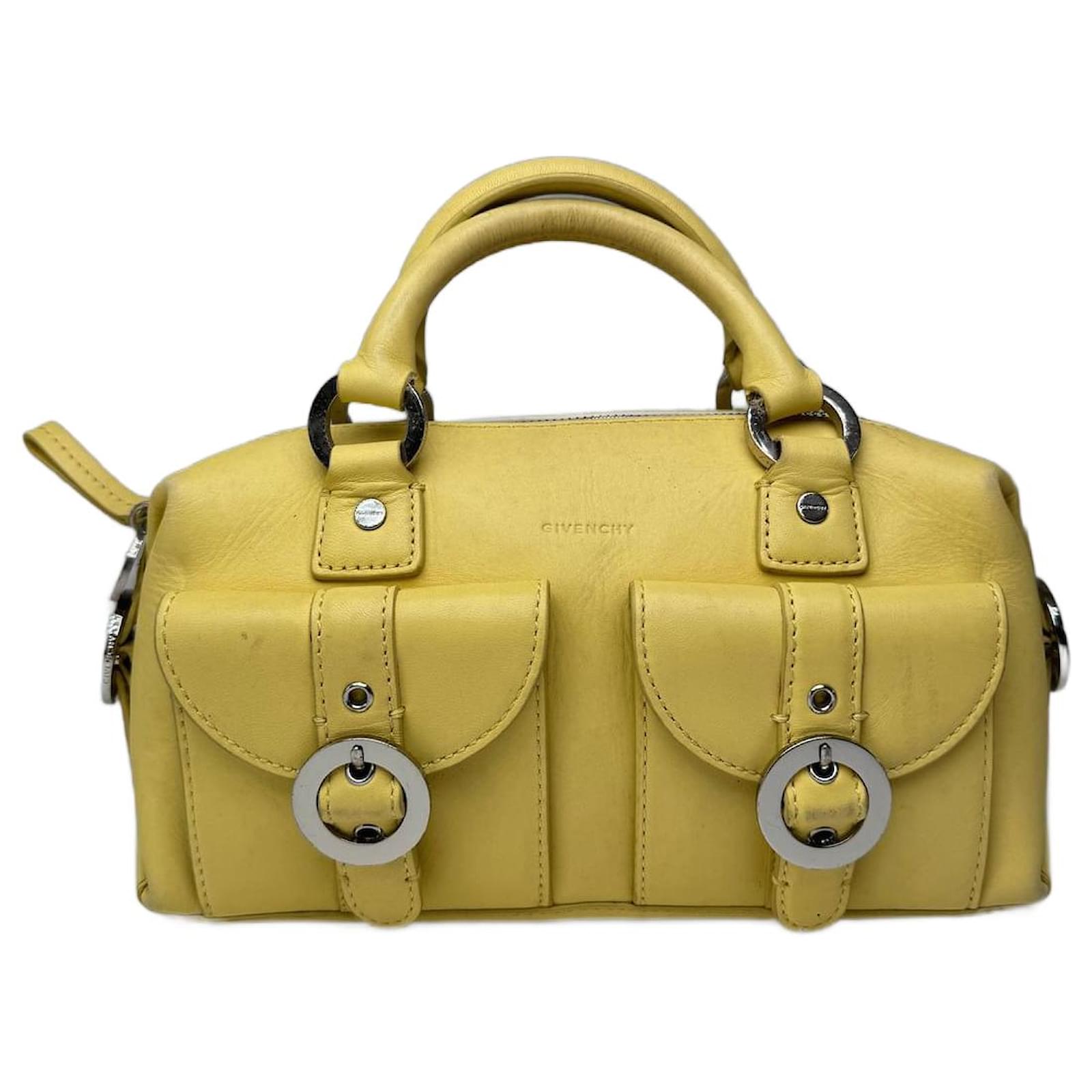 Vintage Givenchy Leather bag yellow ref.2482624 - Joli Closet