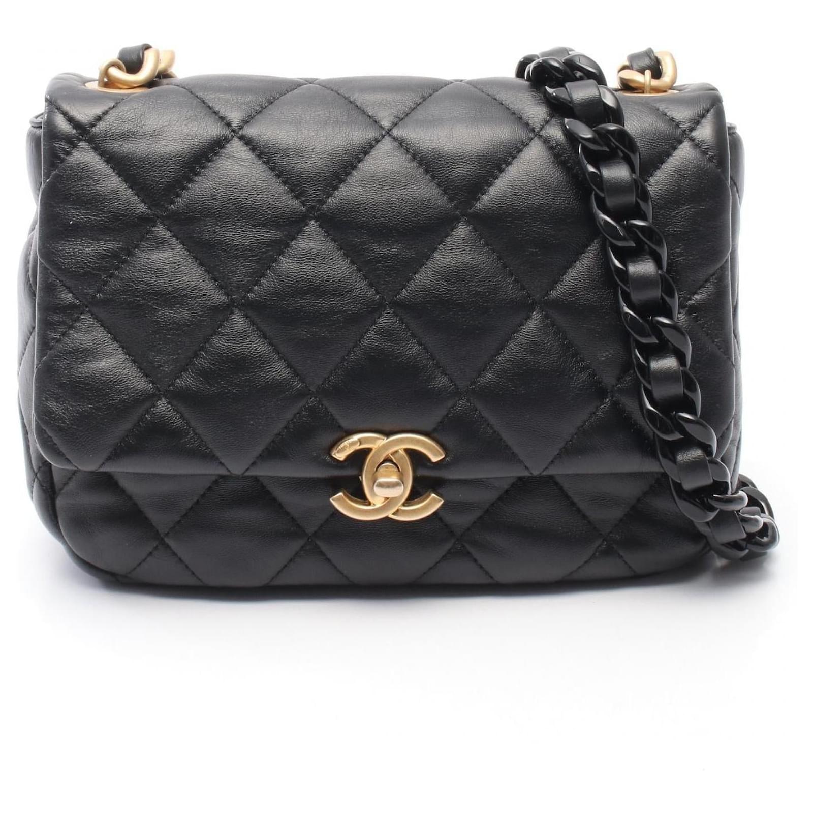 Sac Matelasse Noir Style Chanelnull