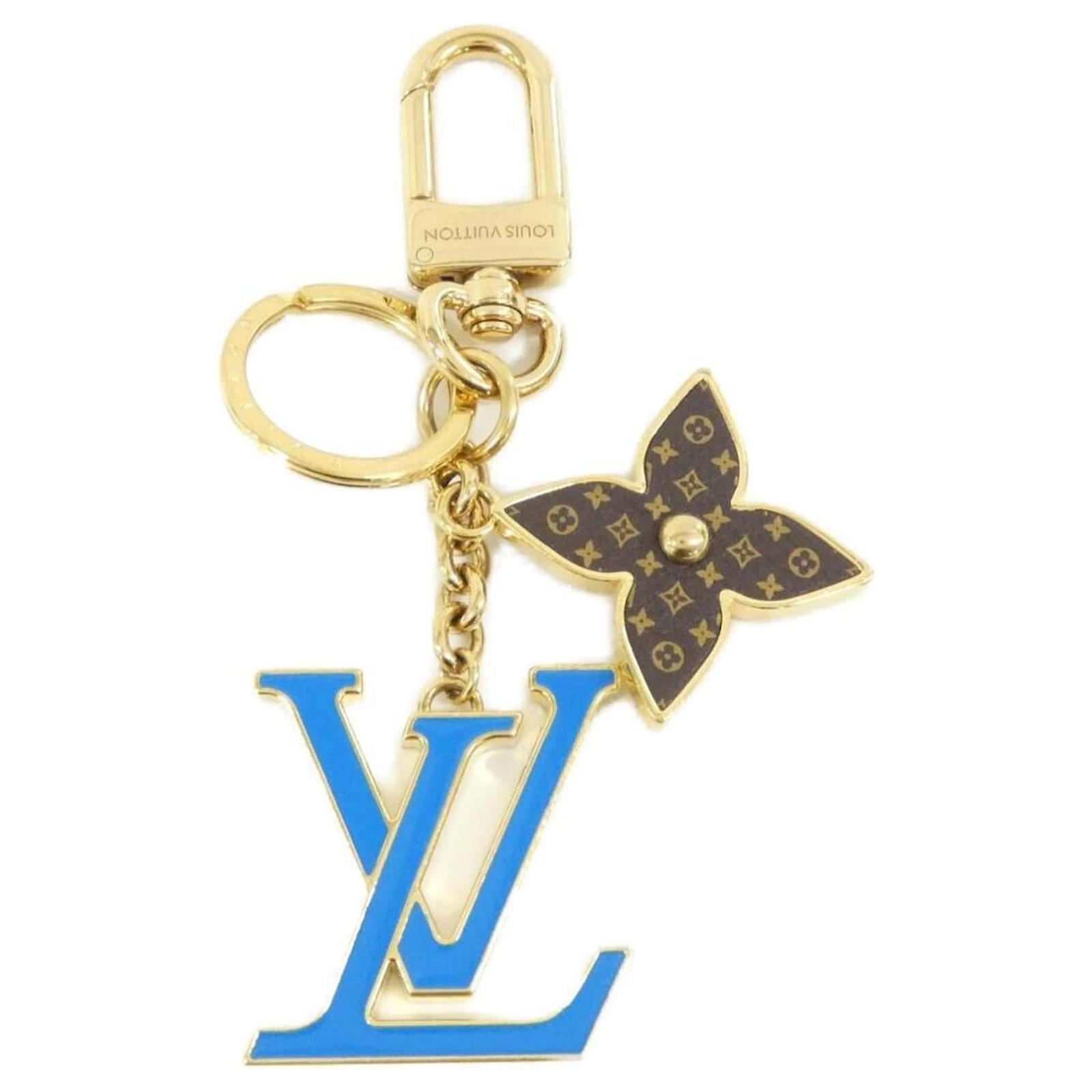 Louis Vuitton Keychain LV Iconic M02354 Brown Blue ref.2484100 - Joli ...