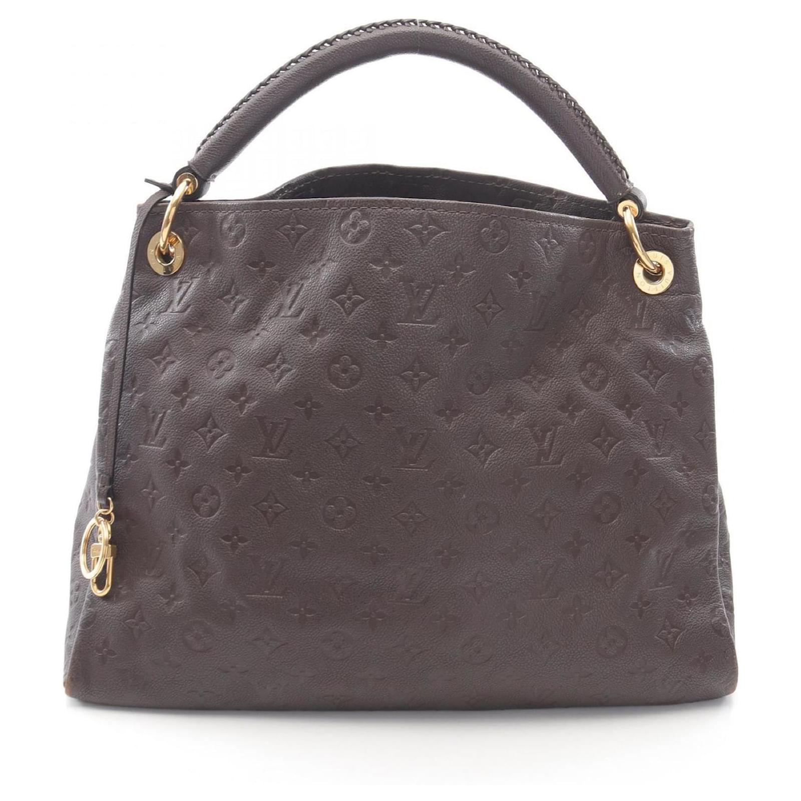 Louis Vuitton Artsy MM Shoulder Bag Brown Cloth ref.2484470 - Joli Closet