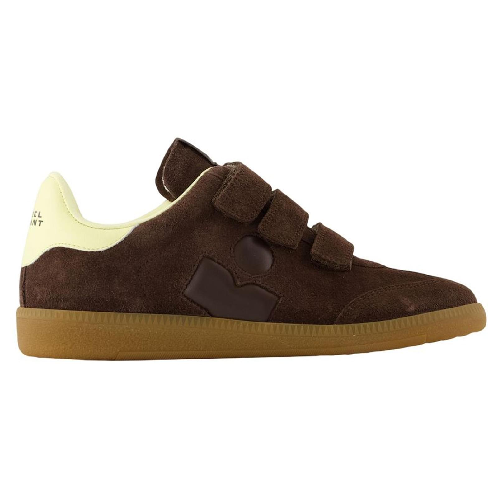 Beth Gd Sneakers - Isabel Marant - Leather - Brown Pony-style calfskin ...