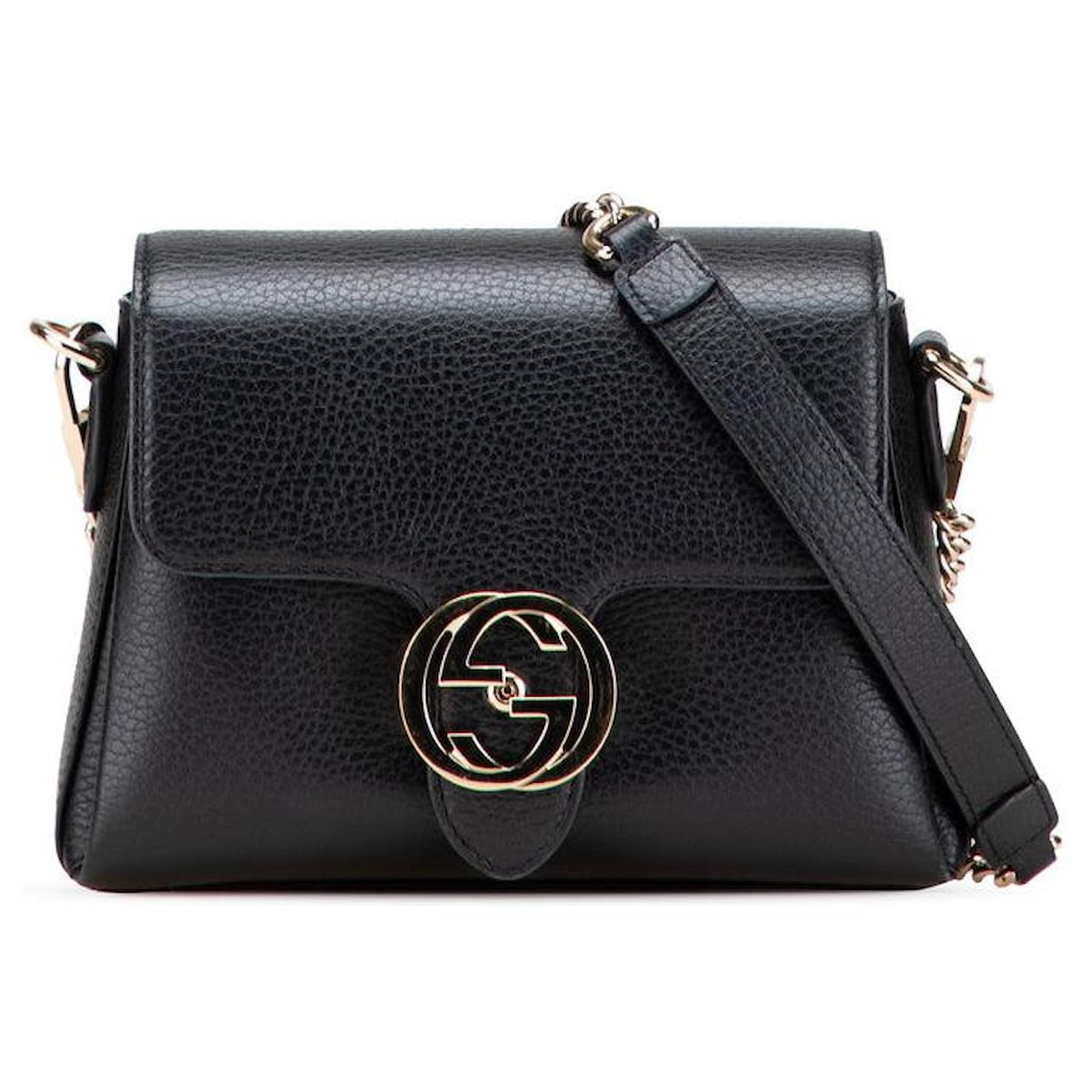 Gucci Interlocking G Leather Shoulder Bag (Sold) - Joli Closet