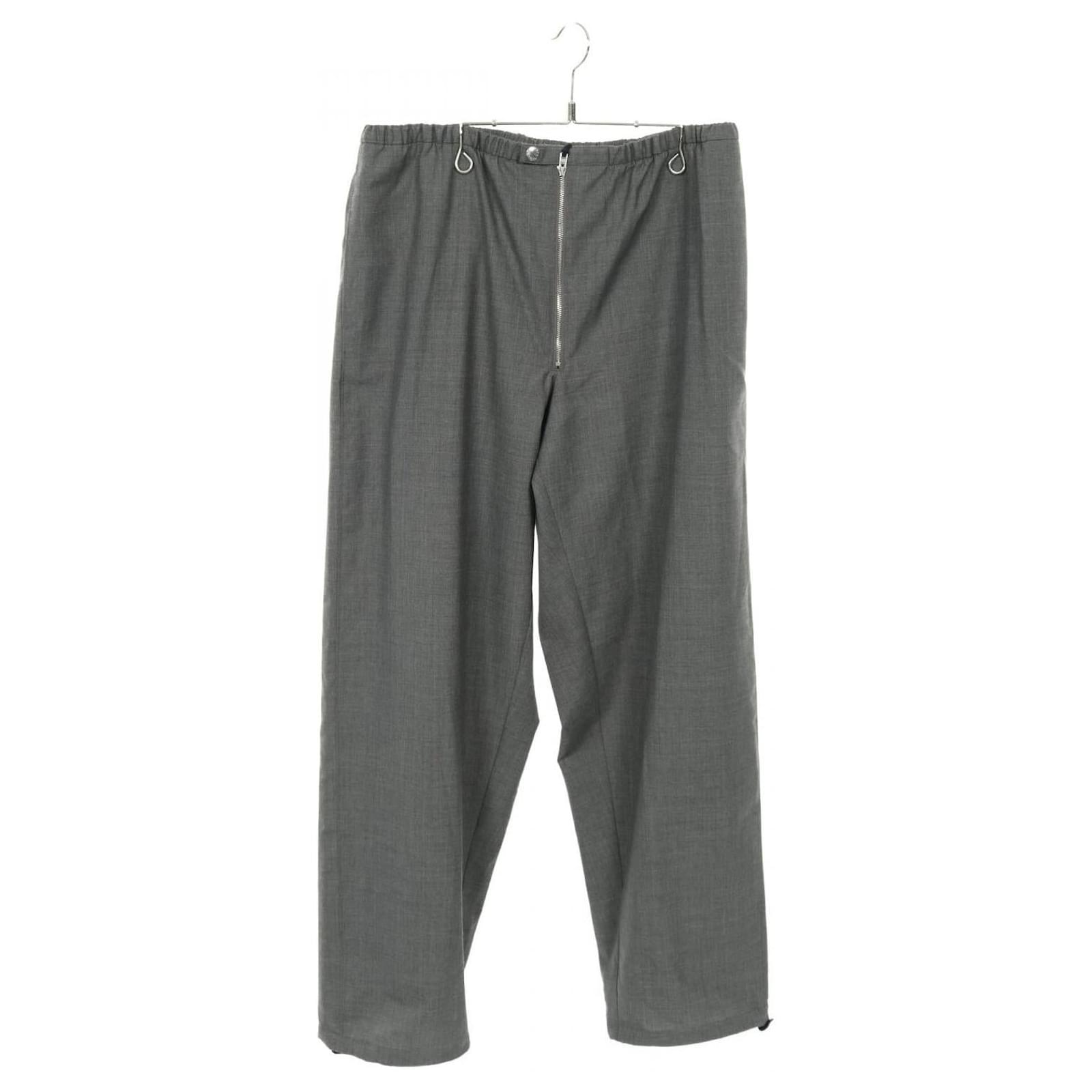 Prada Wool Pants Brown Grey ref.2493140 - Joli Closet