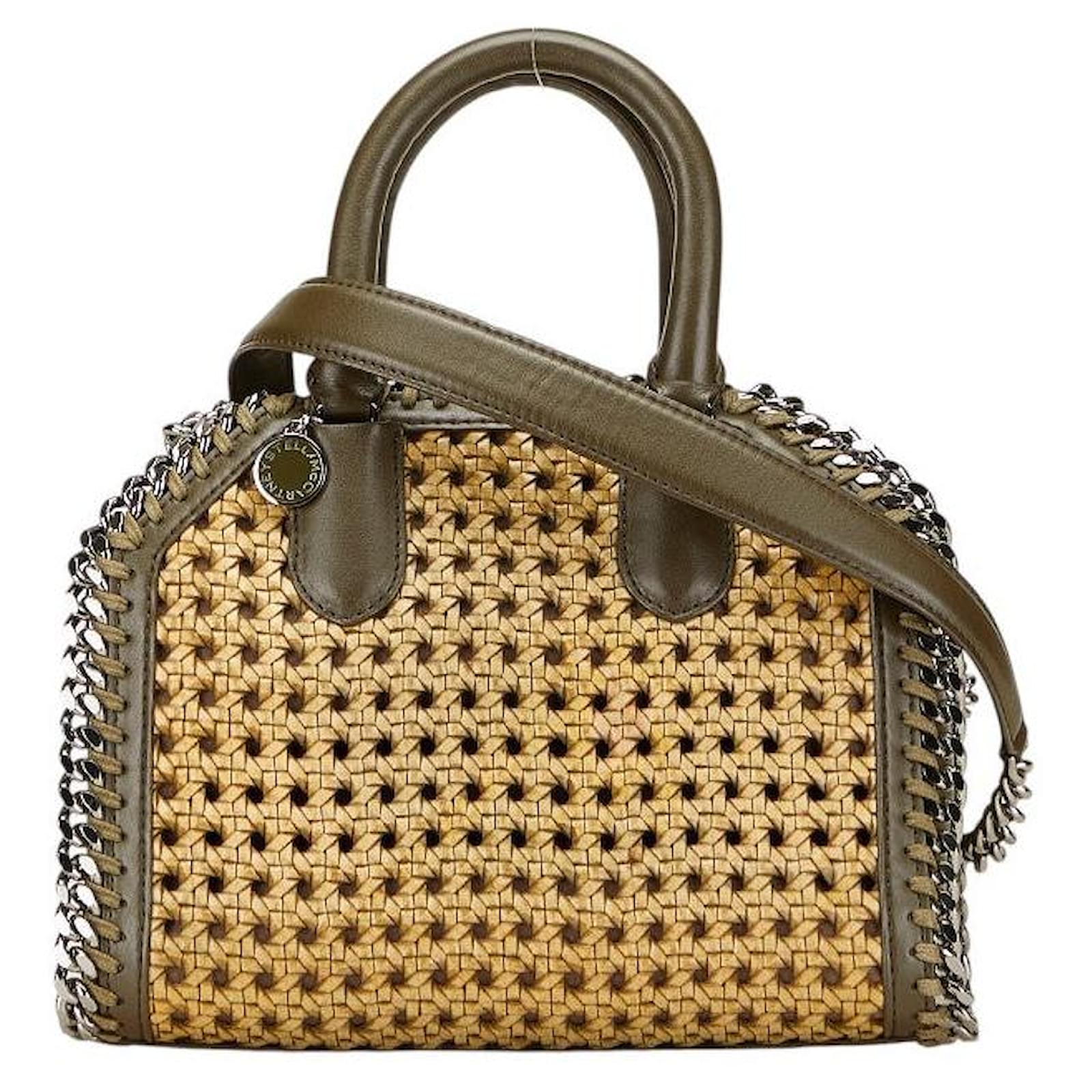Stella Mc Cartney Stella McCartney Falabella Box Leather 2way Bag Green ...