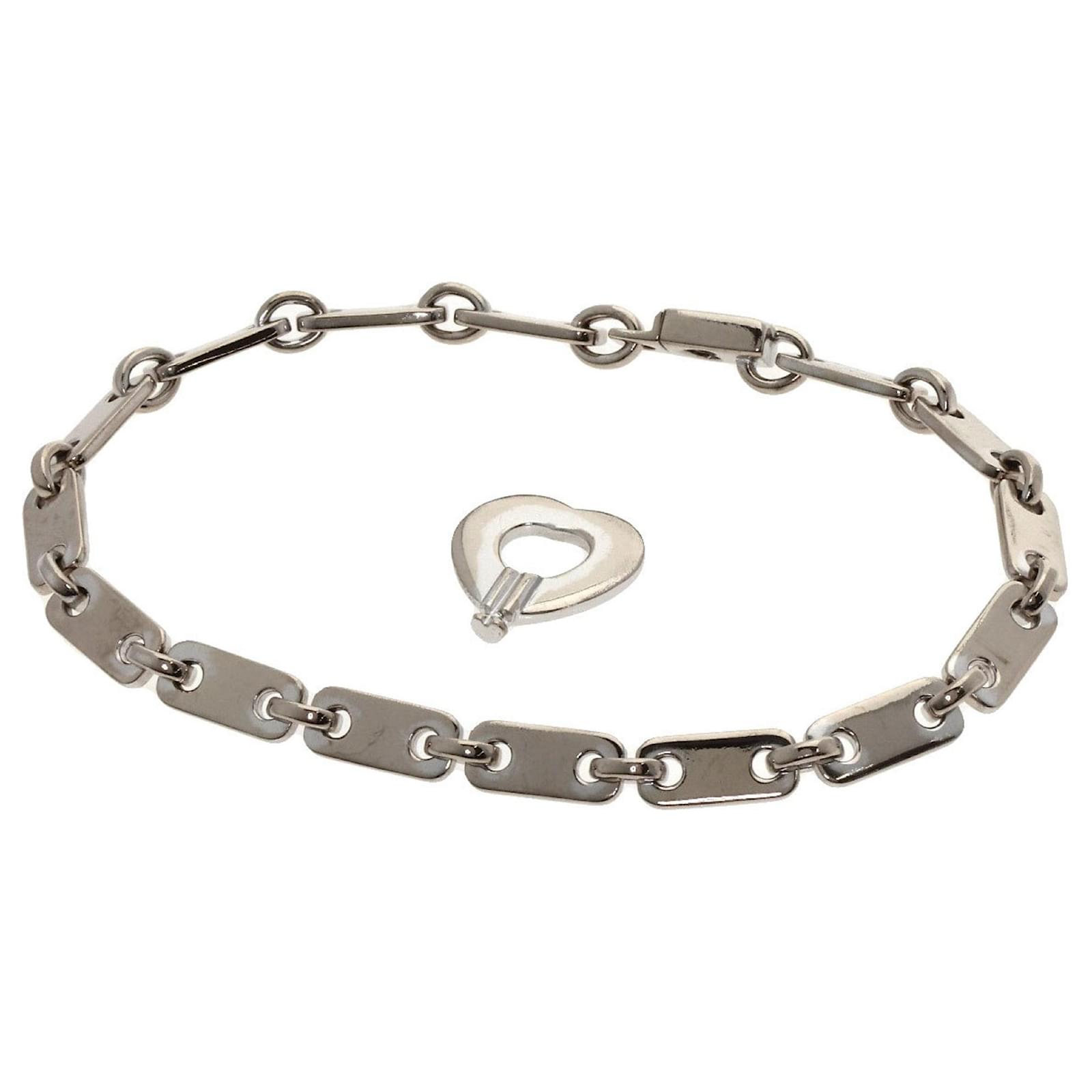 Cartier Fidelity Heart Key Bracelet in 18K White Gold ref.2494526 ...
