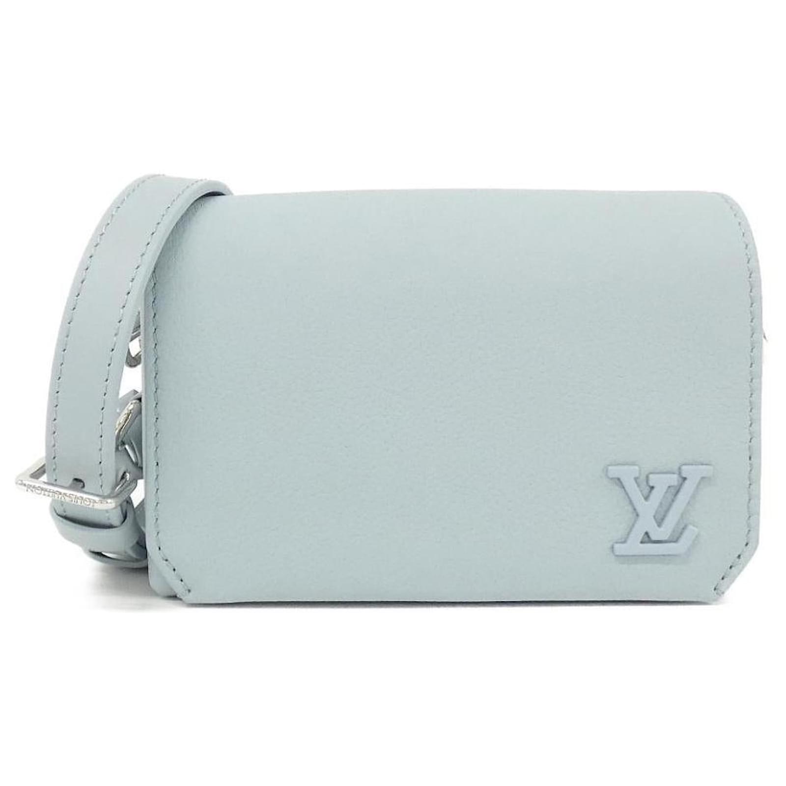 Louis Vuitton LV Aerogram Fastline Wearable Wallet Calf Wallet Blue ...