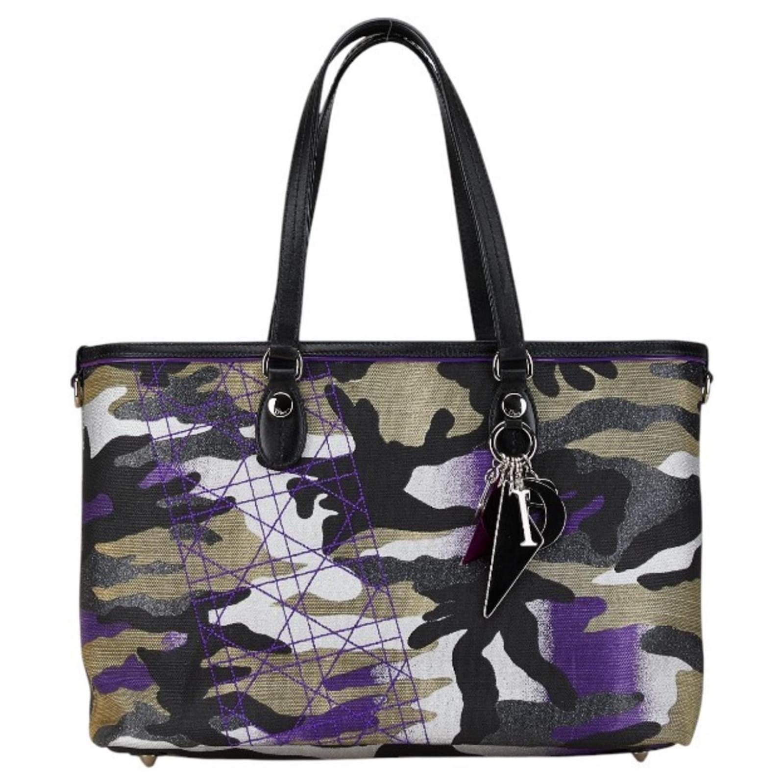 Christian Dior Anselm Lyle Camouflage Tote Bag Black Multiple colors ...