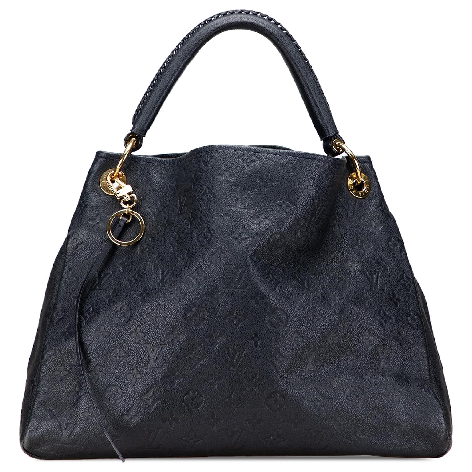 Louis Vuitton Blue Monogram Empreinte Artsy MM Navy blue Leather Cloth ...
