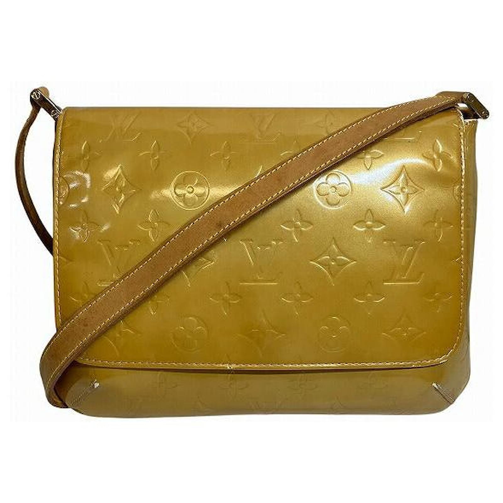 Louis Vuitton Thompson Street Monogram Vernis Shoulder Bag Brown Beige ...
