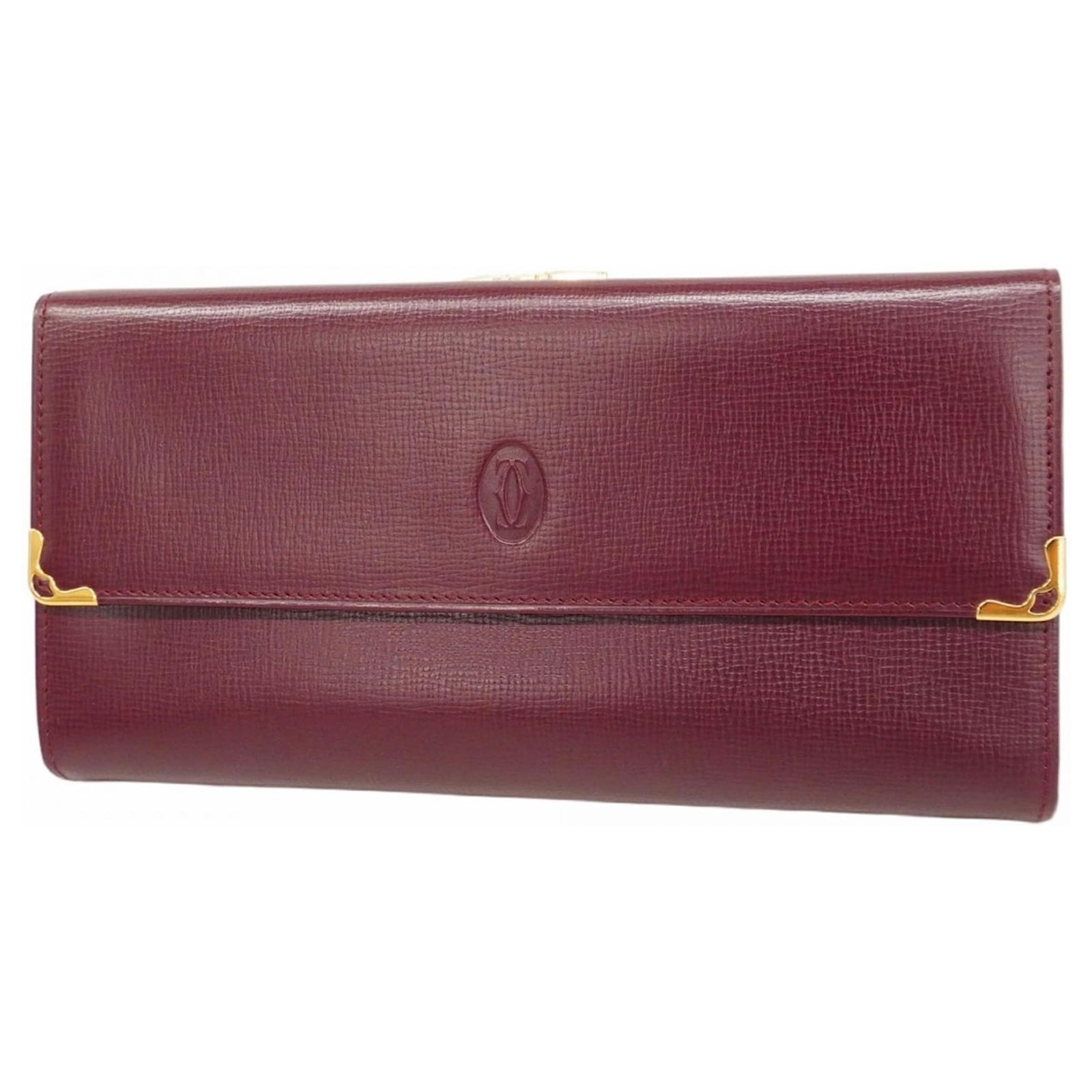 Cartier Must Leather Long Wallet (Sold) - Joli Closet