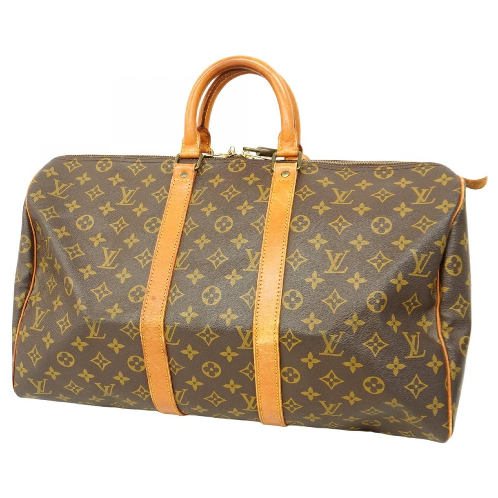 Louis Vuitton Monogram Keepall 45 Boston Bag Brown ref.2502615 - Joli ...