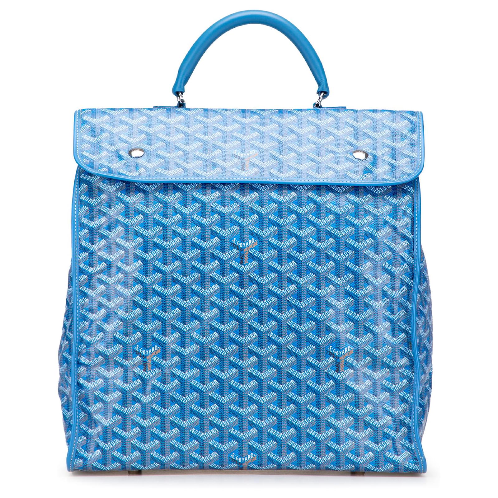 Goyard Blue Goyardine Saint Leger Backpack (Sold) - Joli Closet