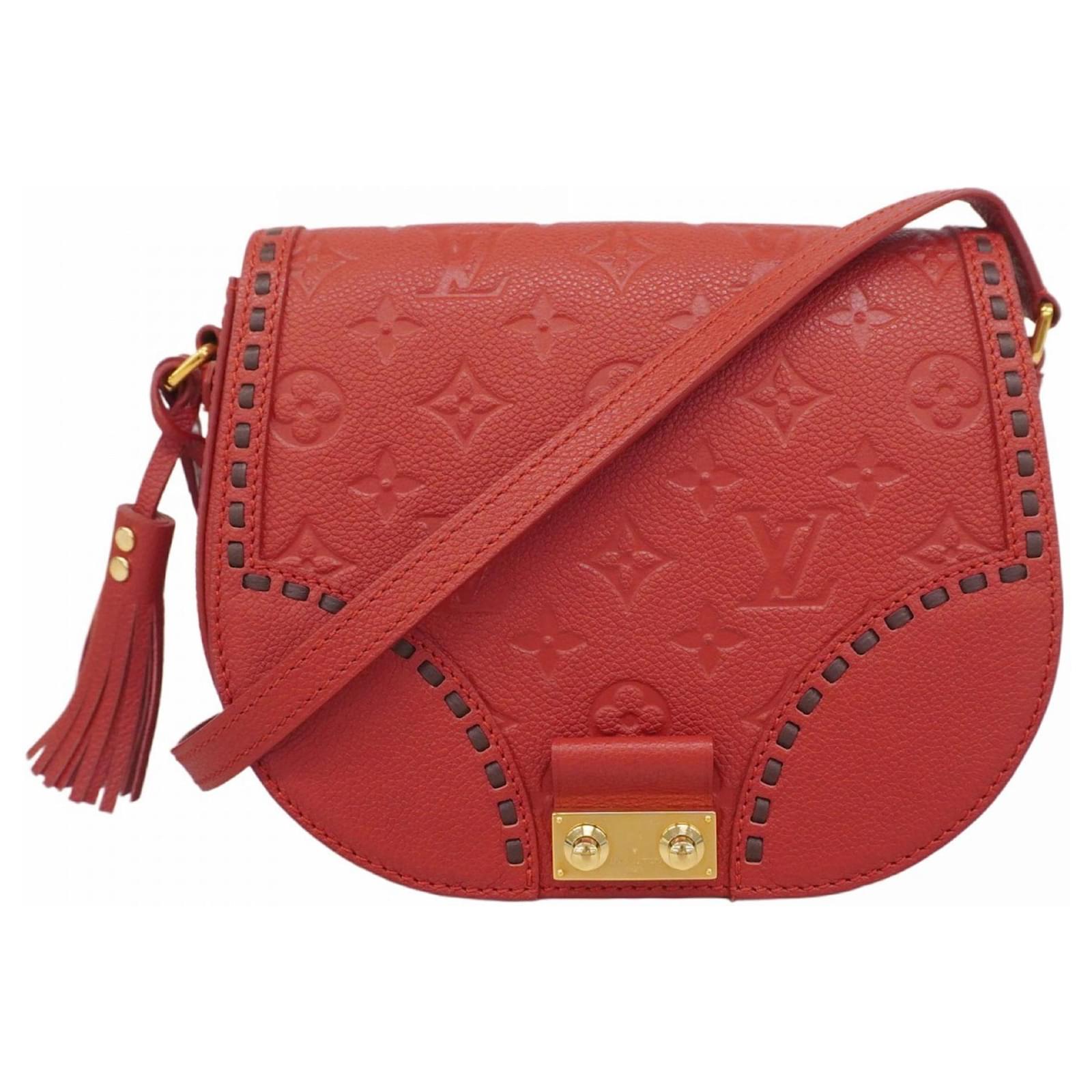 Louis Vuitton Monogram Empreinte Juno Shoulder Bag Fuschia ref.2504417 ...