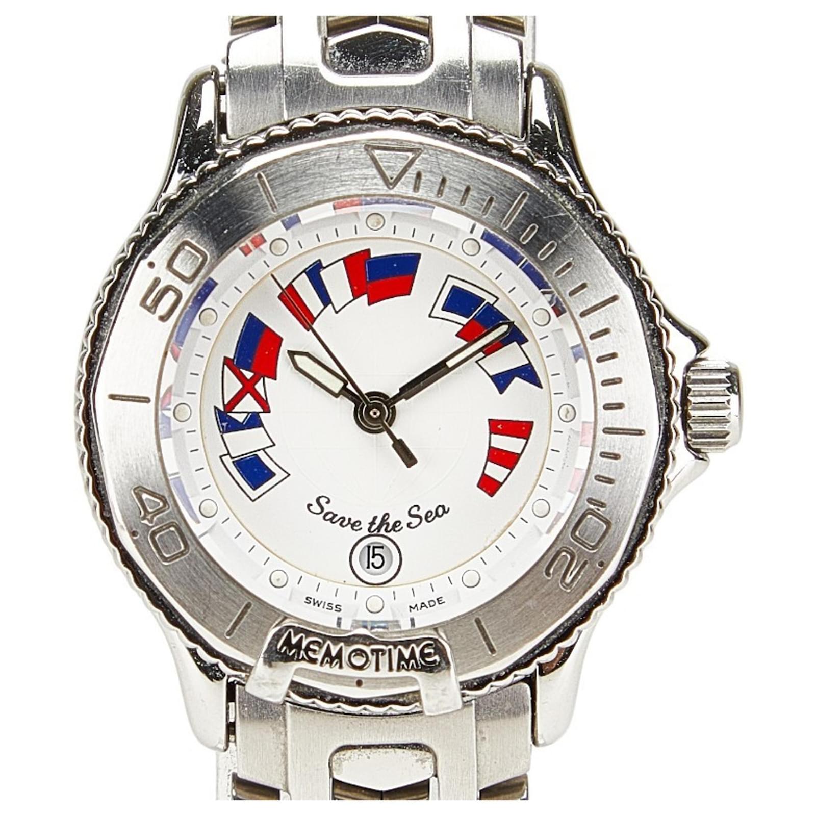 Corum Memo Time Save the Sea Women's Quartz Watch Silvery ref.2505090 ...
