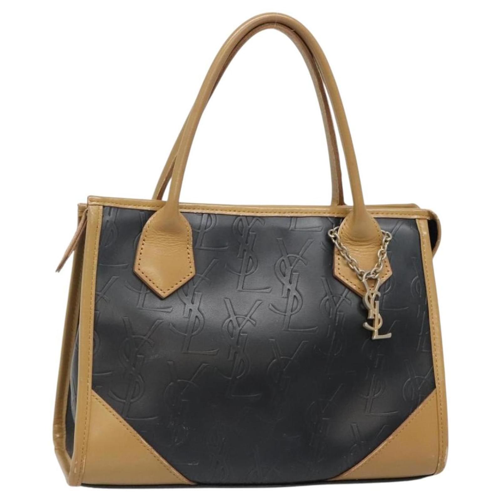 SAINT LAURENT Cassandra Hand Bag PVC Black Auth ep10671 ref.2505254 ...