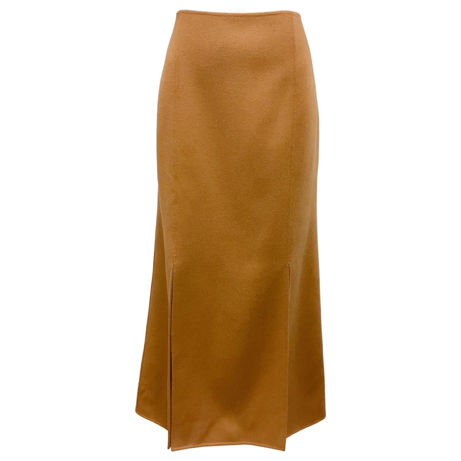 Camel Lyn Woll-Midirock von Anine Bing Kamel Wolle ref.2505593 - Joli ...