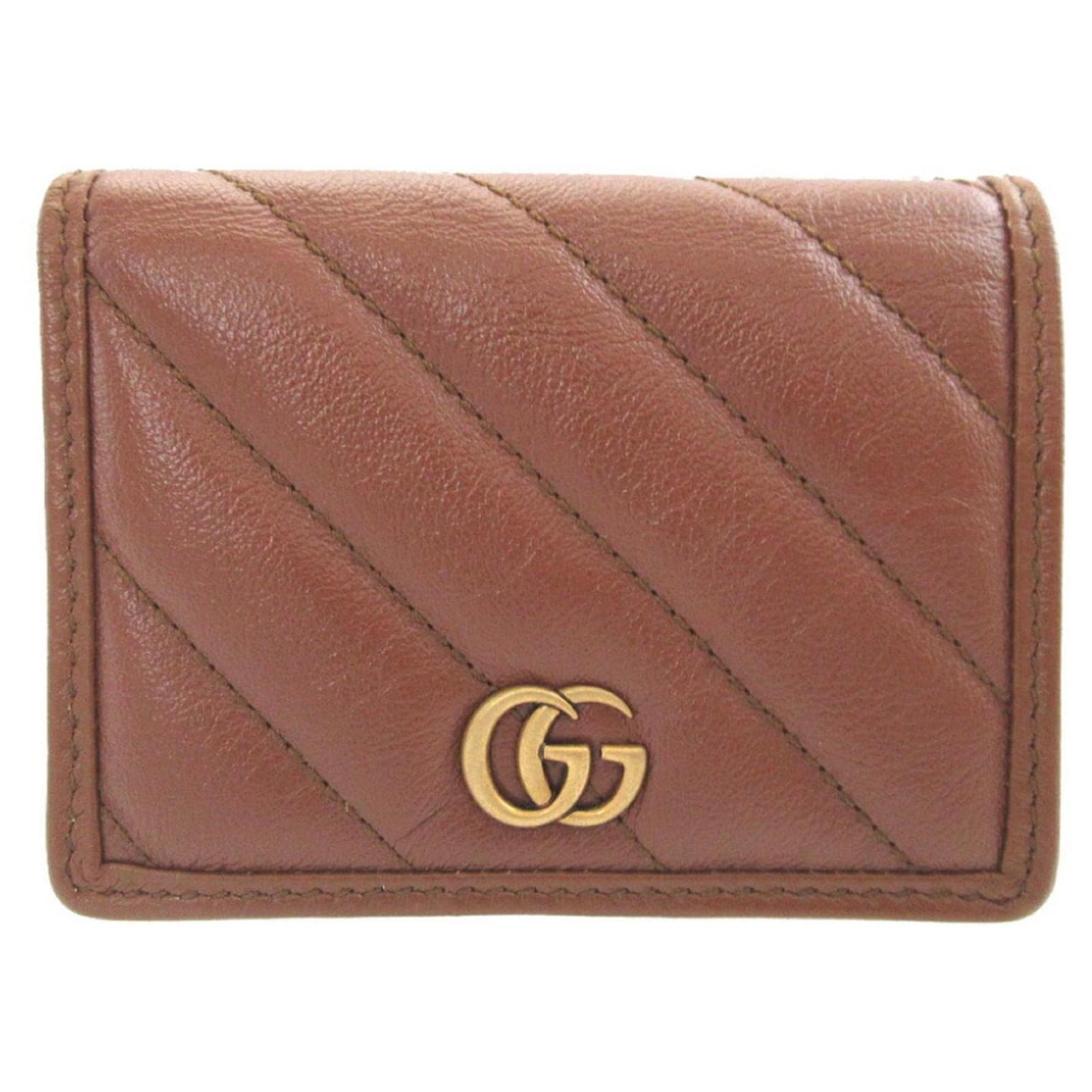 Gucci Brown Leather Coin Purse ref.2506914 - Joli Closet