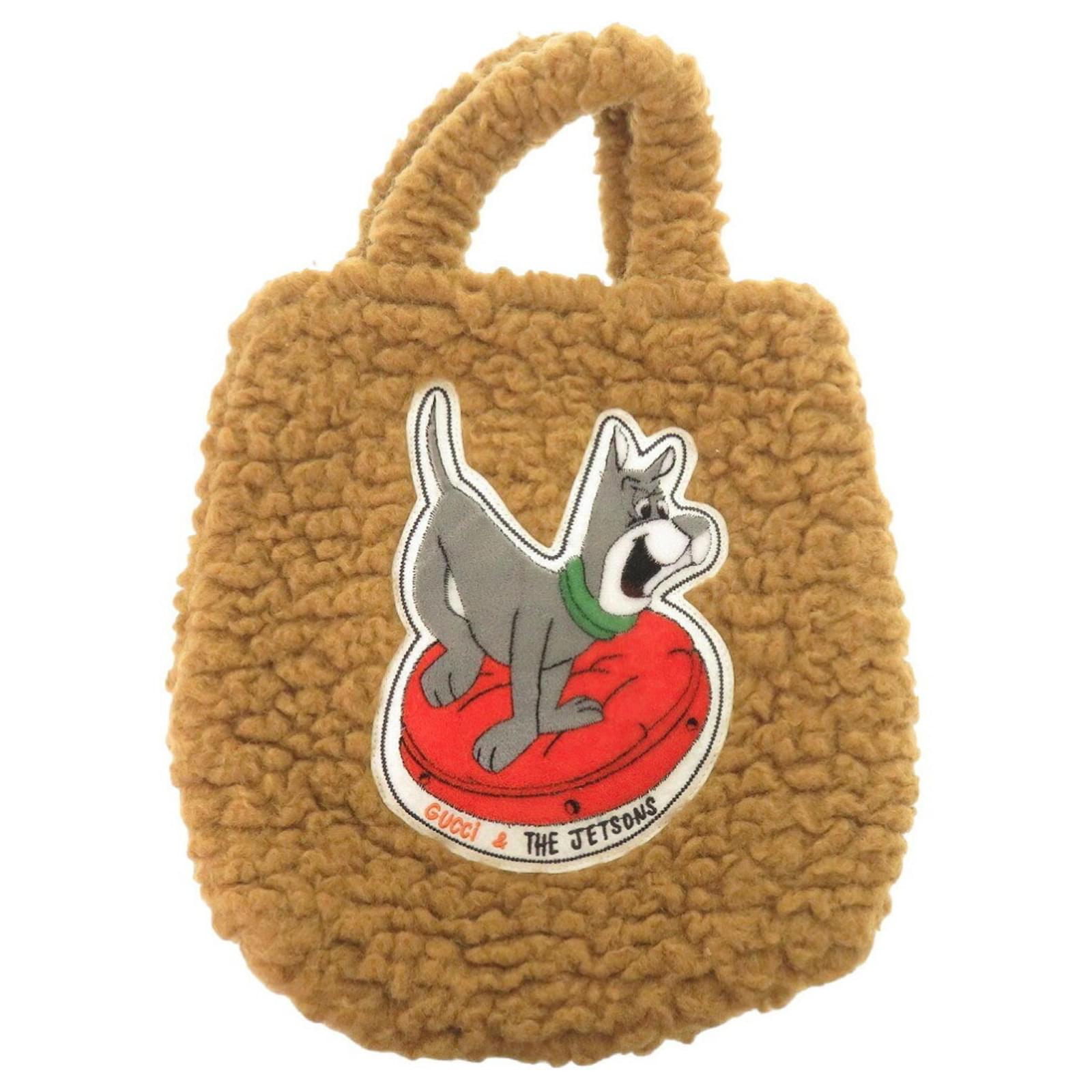 Gucci The Jetsons Astro Handbag Brown Wool ref.2506924 - Joli Closet