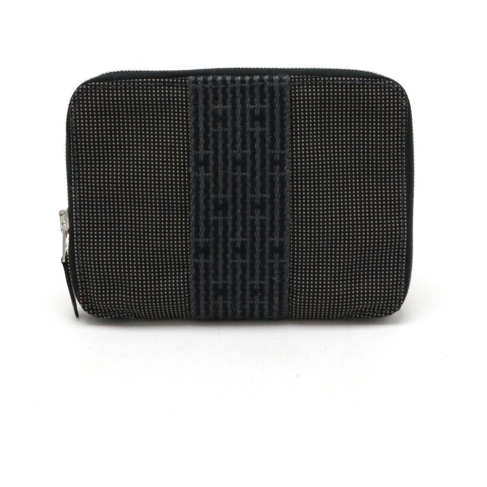 Hermès Hermes Canvas Aline Coin Case Wallet Grey Cloth ref.2508406 ...