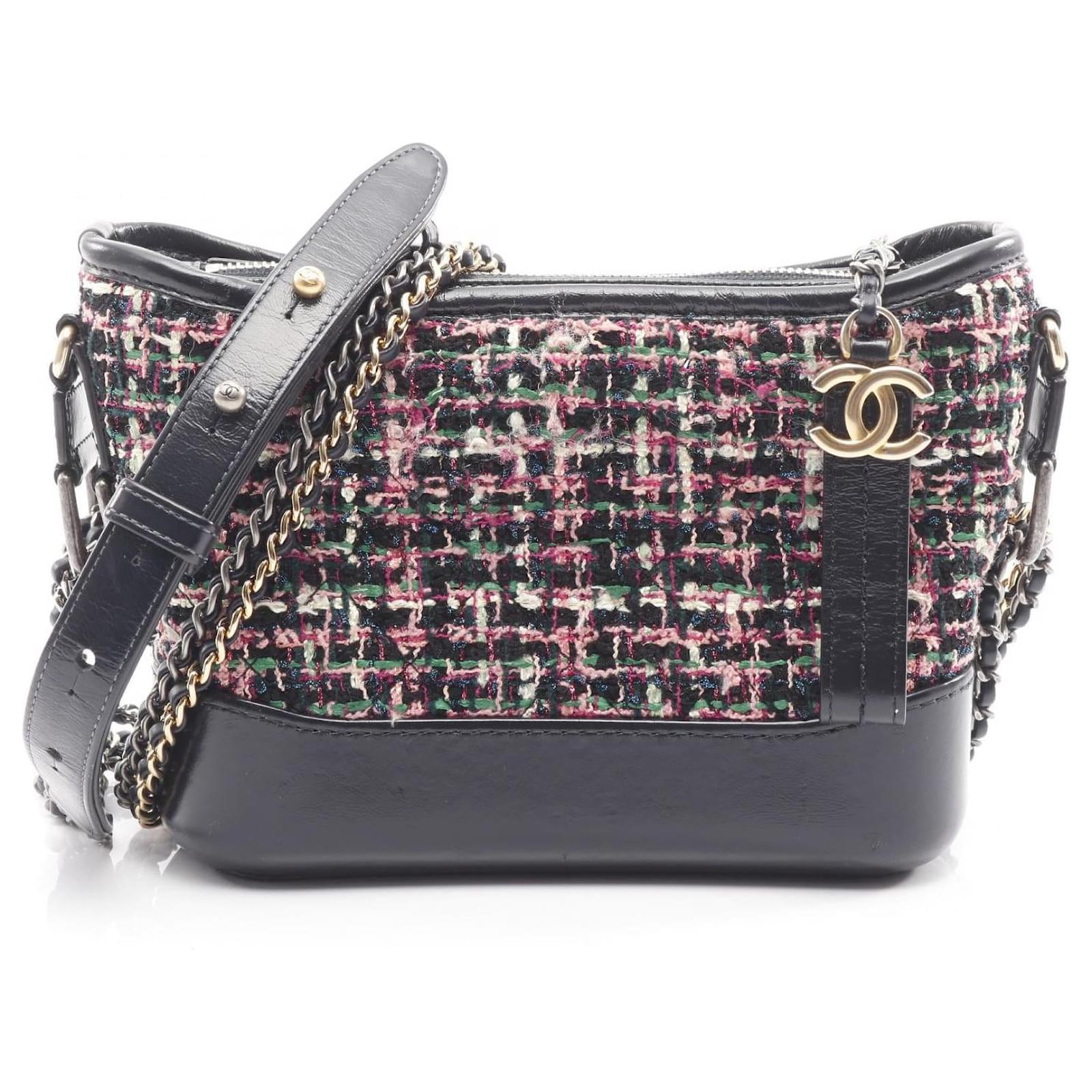 Chanel Gabrielle de Chanel Fabric Leather Shoulder Bag Pink ref.2509785 ...