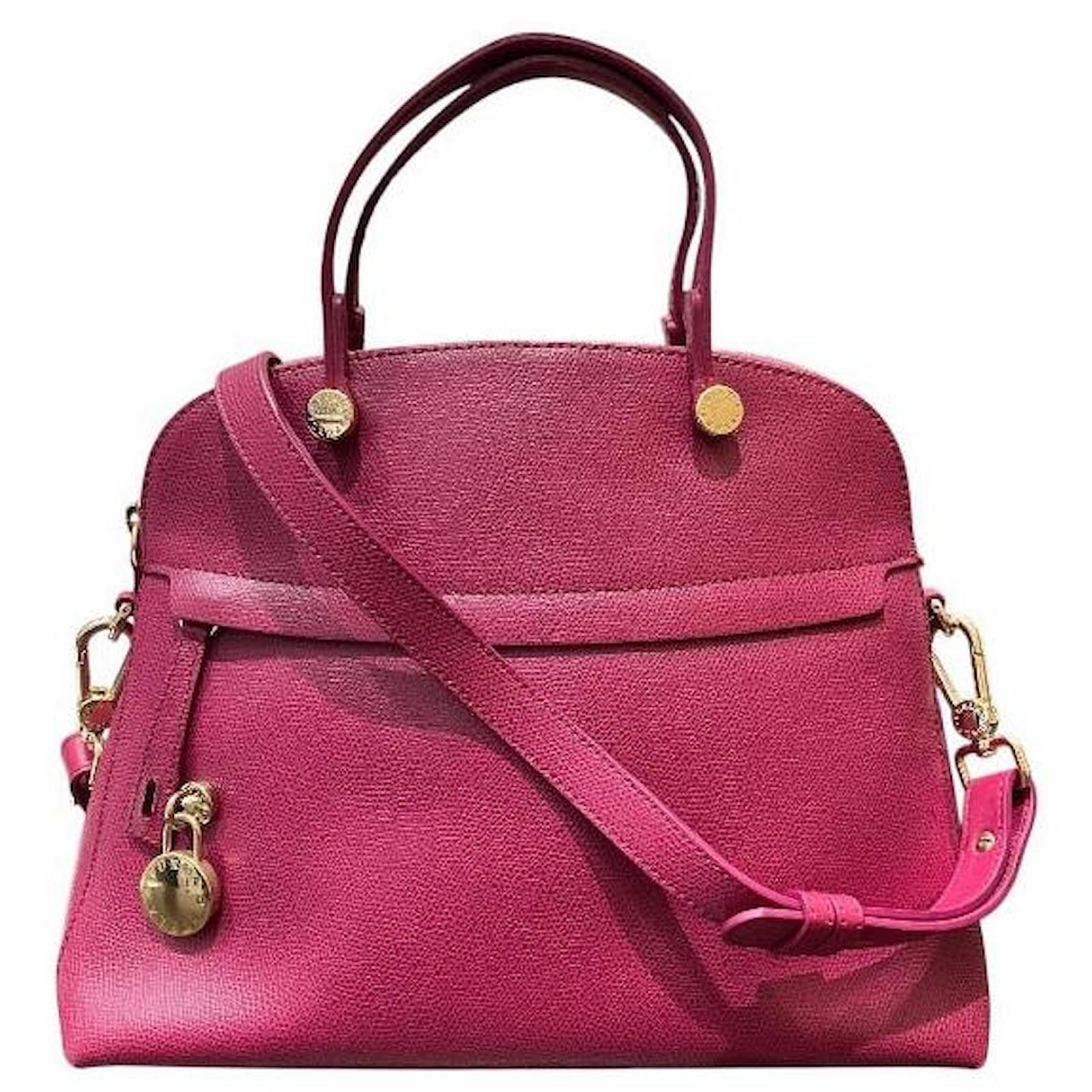 Furla Piper Leather 2way Bag Pink ref.2513744 - Joli Closet