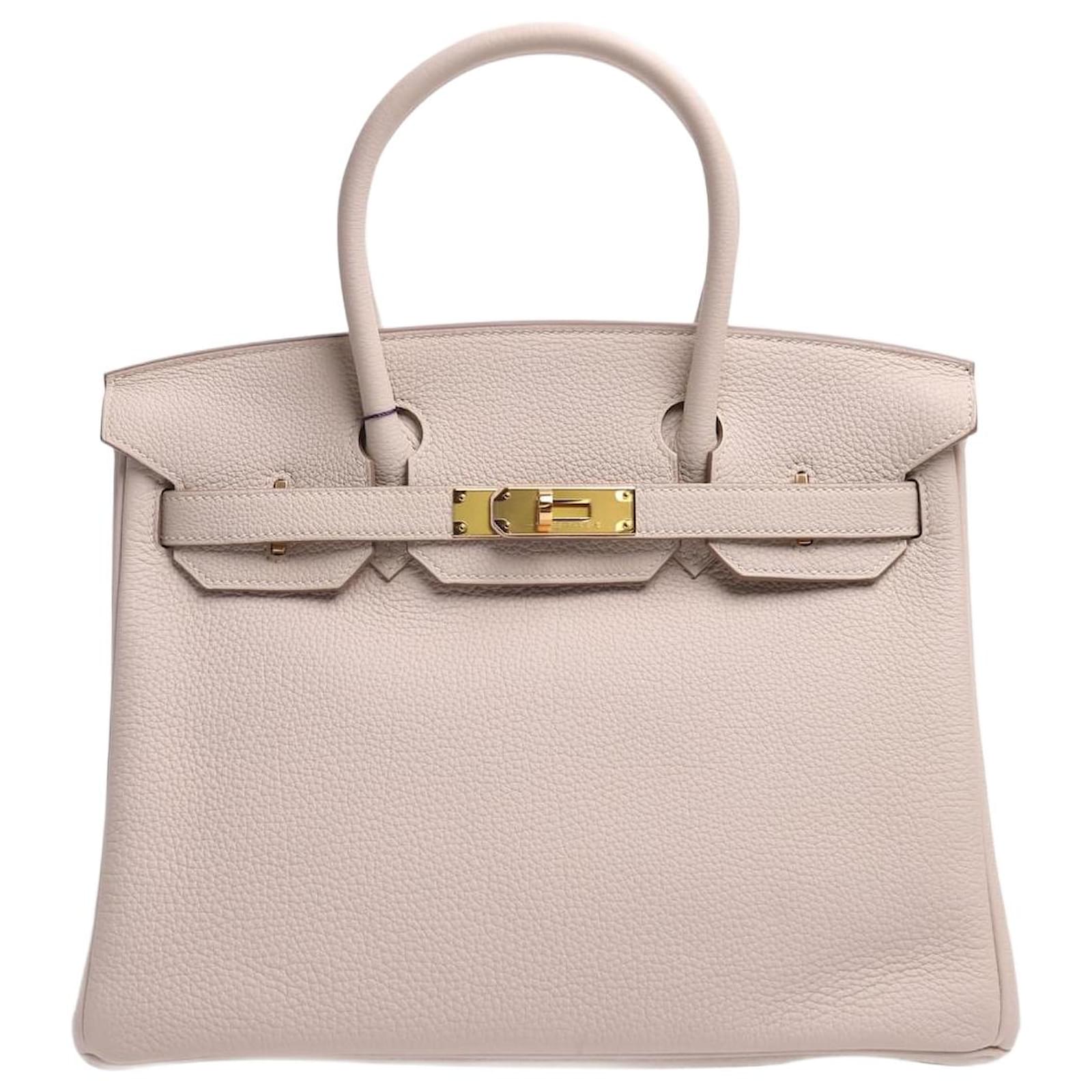 Hermès Craie Birkin 30 in Togo leather Cream ref.2514273 - Joli Closet
