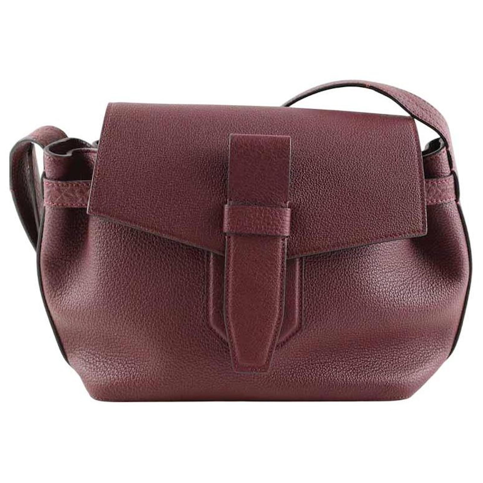 Lancel Charlie Purple Leather Crossbody Bag ref.2521282 - Joli Closet