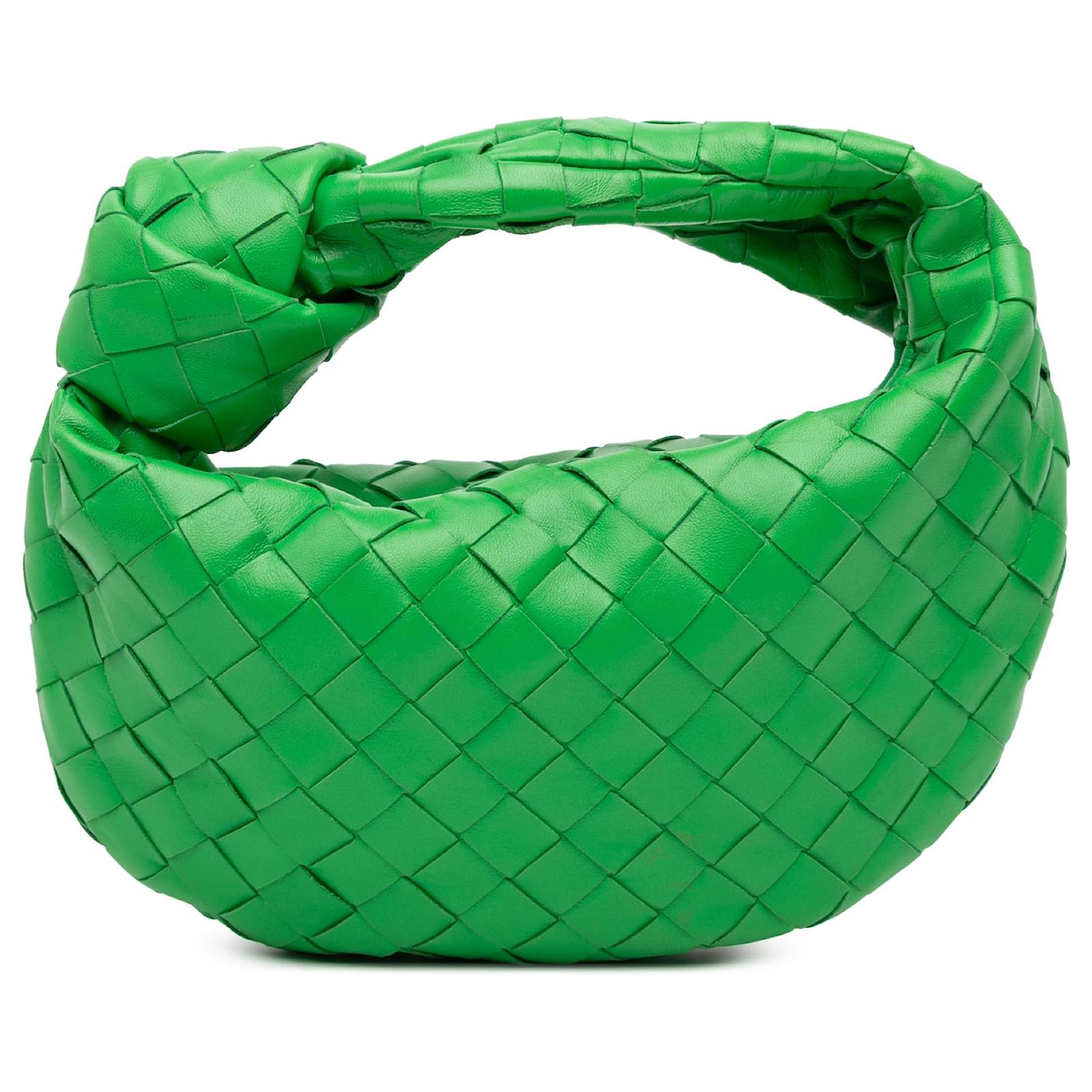 Bottega Veneta Green Mini Nappa Intrecciato Jodie Leather ref.2522288 ...